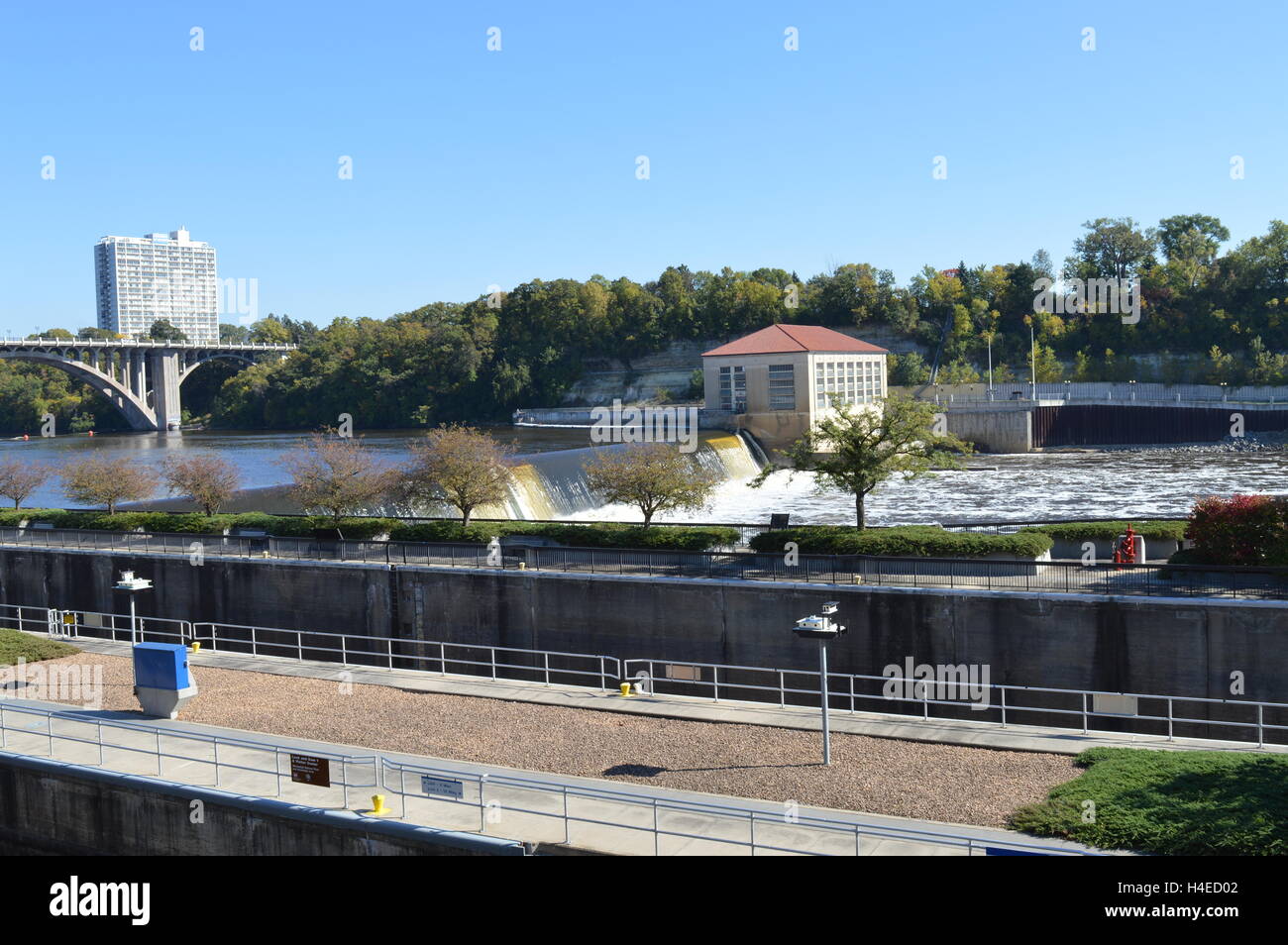 Ford Dam in Minnesota Stock Photo - Alamy