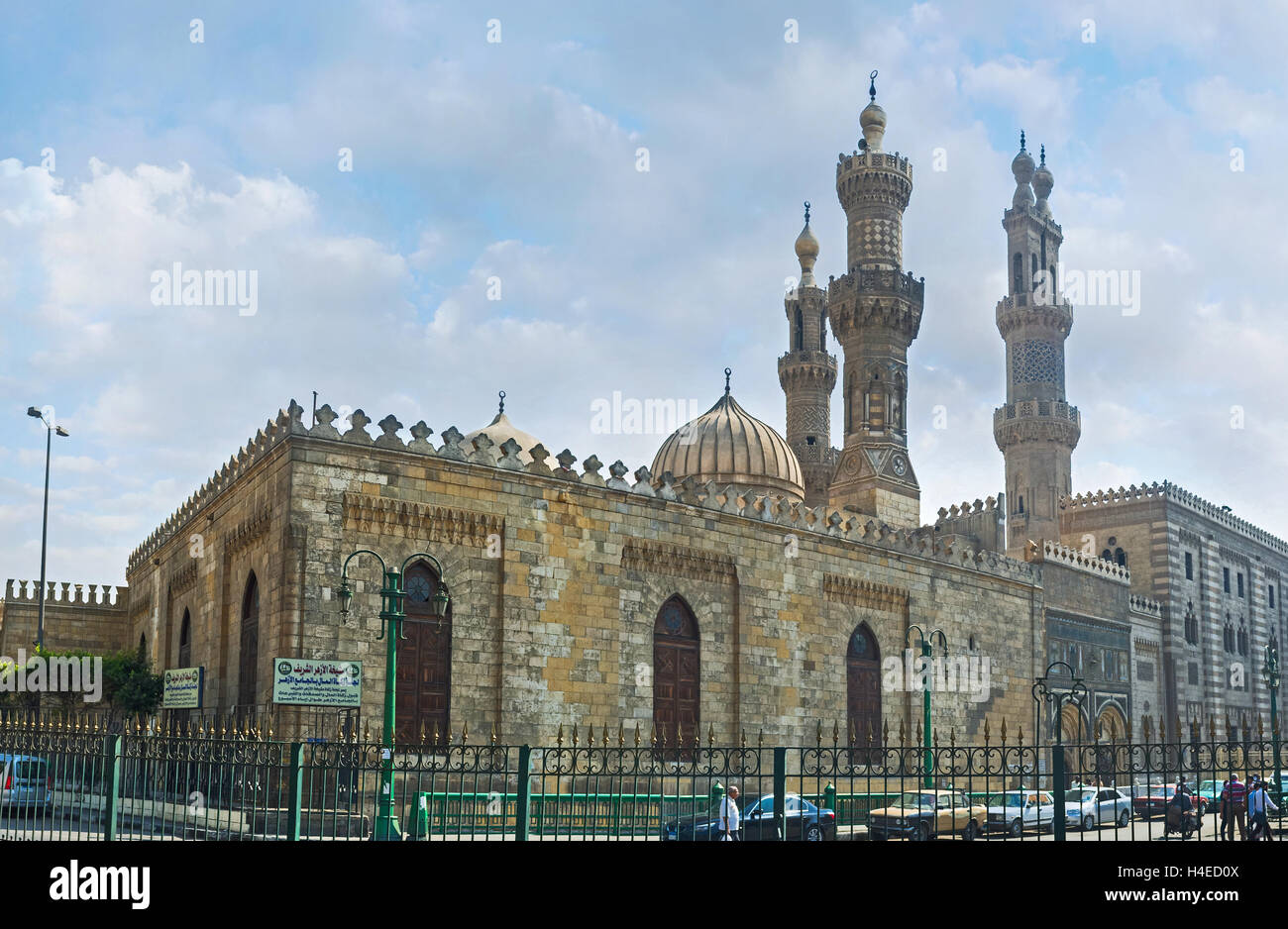 Al-Azhar Mosque (luminous) was constructed in the middle ages as the ...