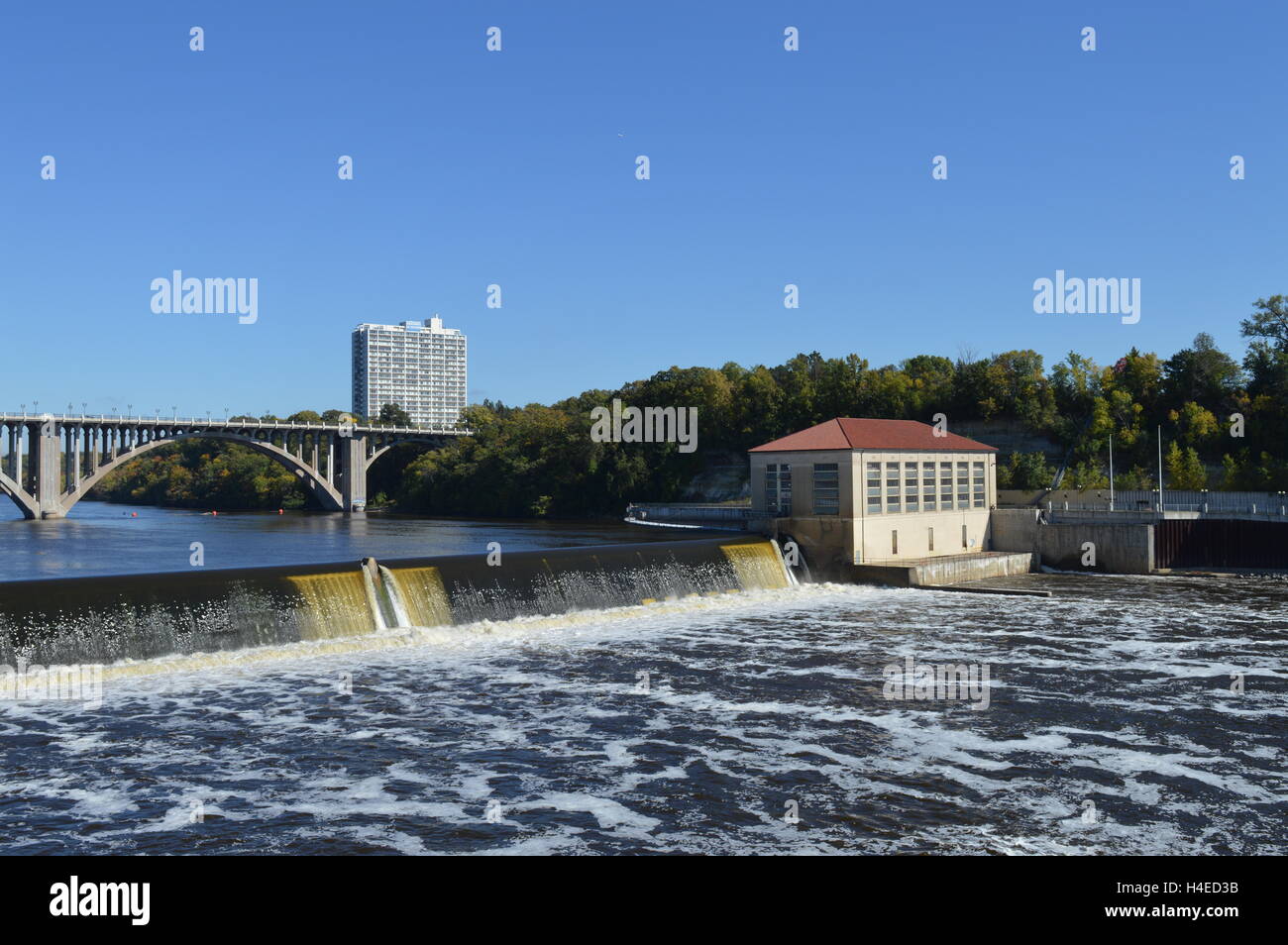 Ford Dam in Minnesota Stock Photo - Alamy