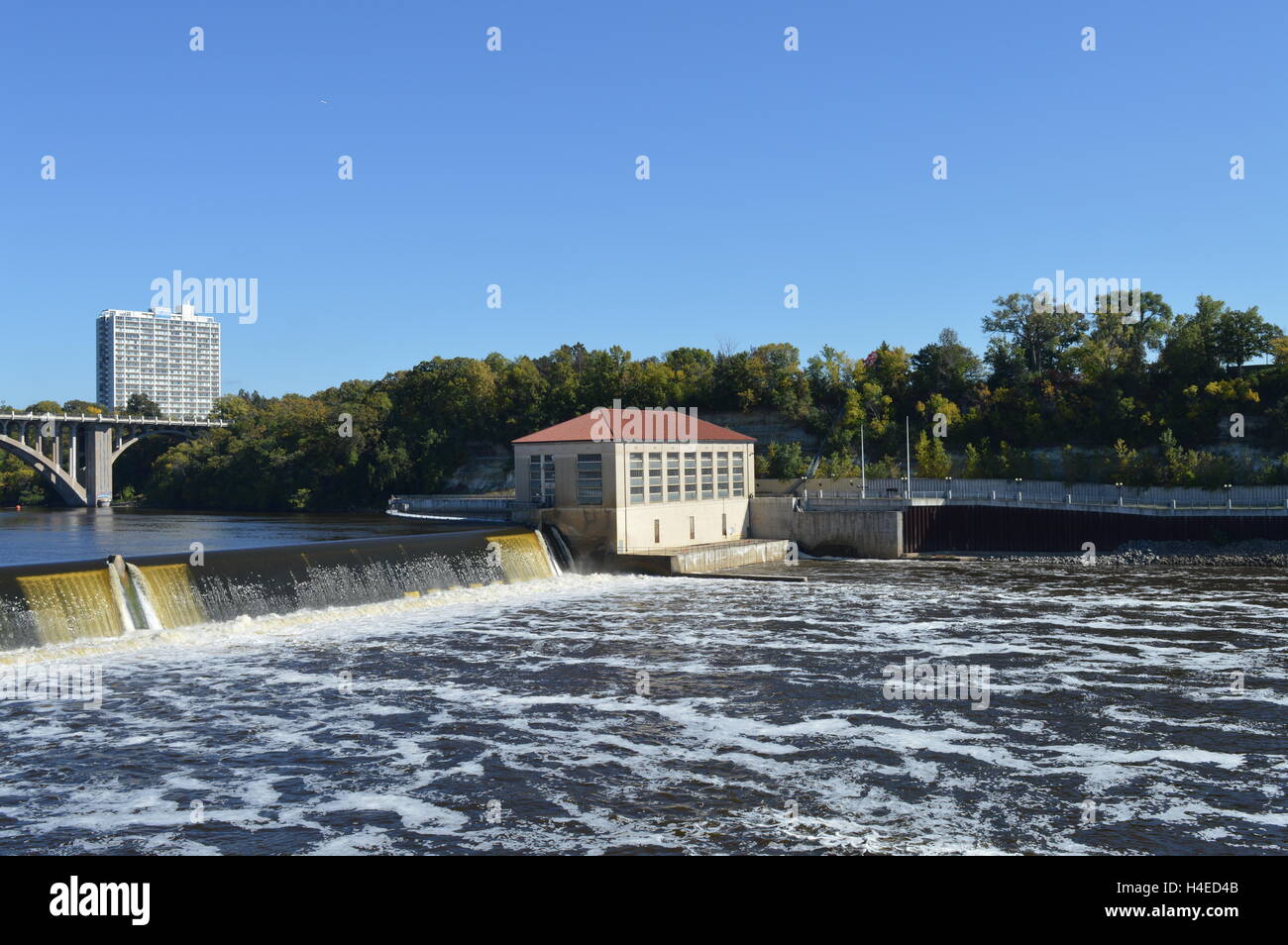 Ford Dam in Minnesota Stock Photo - Alamy