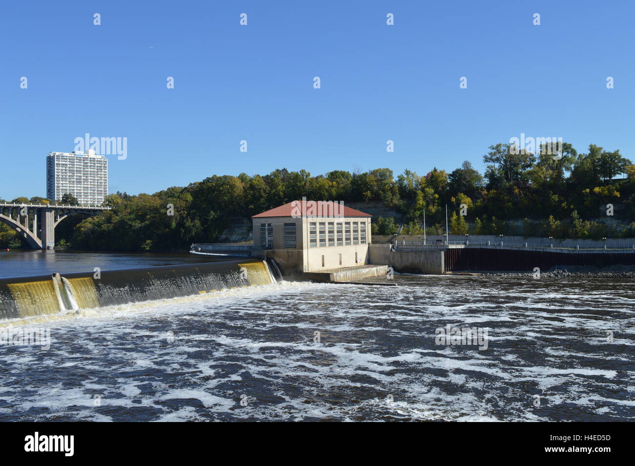 Ford Dam in Minnesota Stock Photo - Alamy