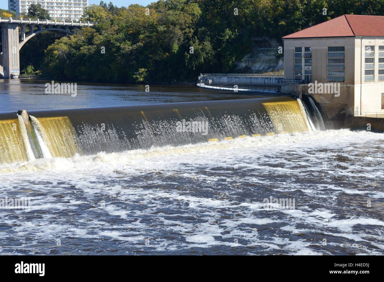 Ford Dam in Minnesota Stock Photo - Alamy
