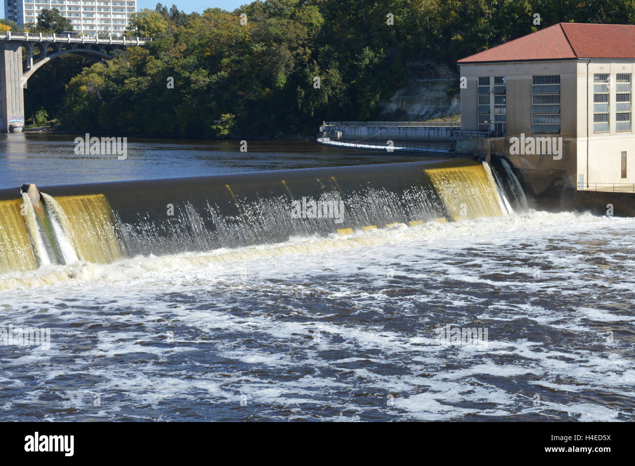 Ford Dam in Minnesota Stock Photo - Alamy