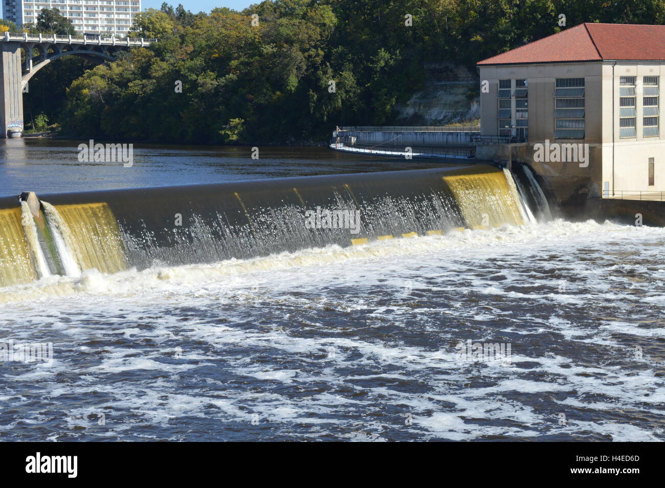 Ford Dam in Minnesota Stock Photo - Alamy
