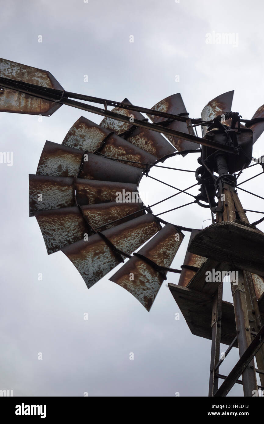 Old windmill close up and sky Stock Photo - Alamy