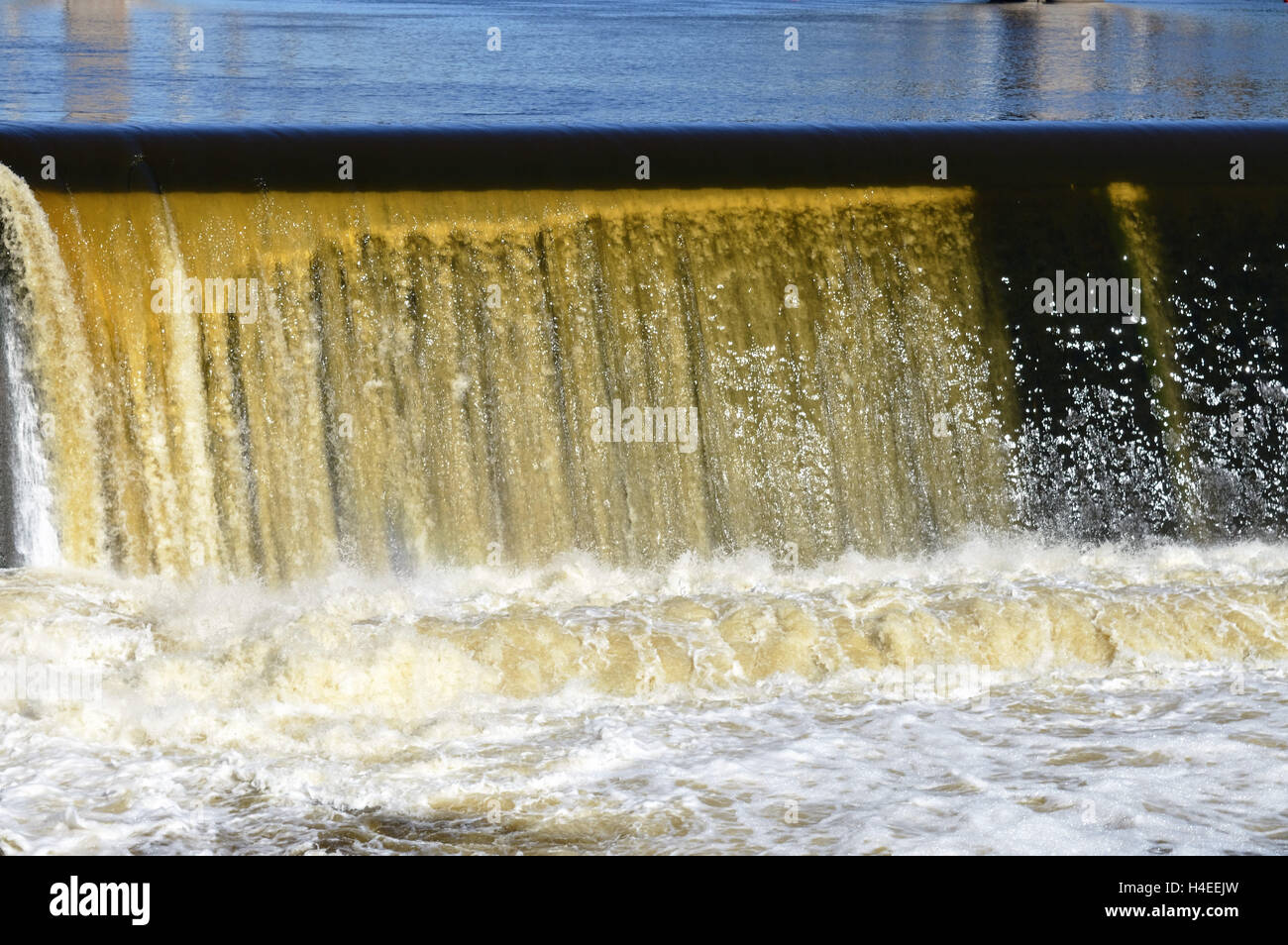 Waterfall at the Ford Dam in Minneapolis Minnesota Stock Photo - Alamy