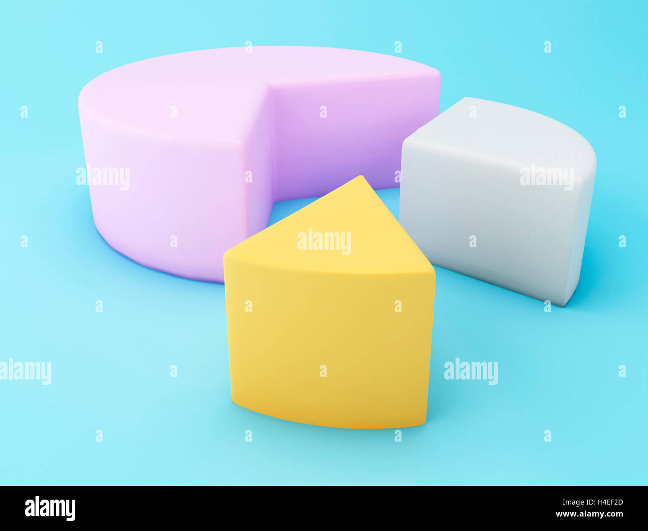 3D Illustration. Infographic chart. Business concept Stock Photo - Alamy