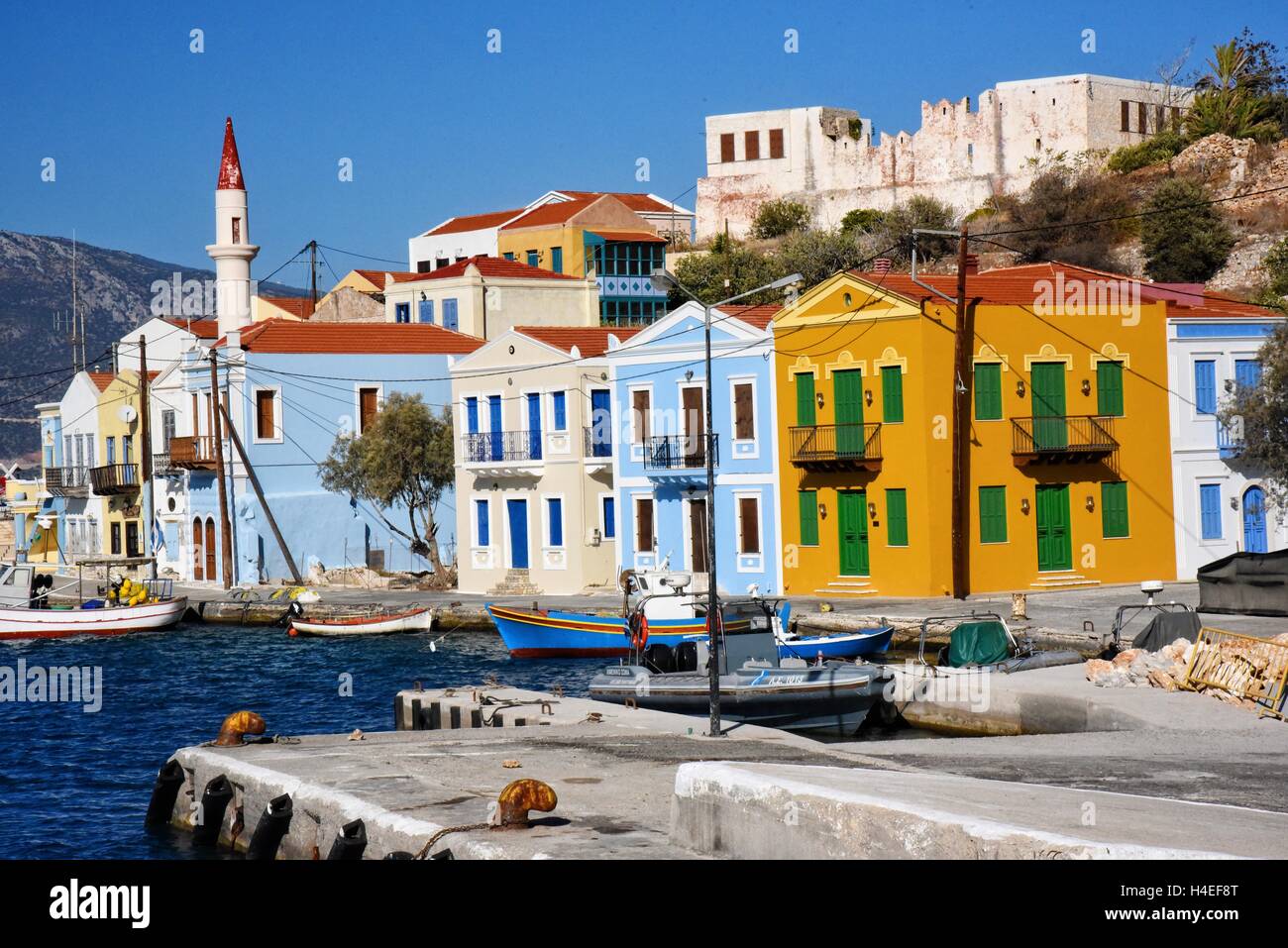 GREECE Kastellorizo, the easternmost Greek. island Dodecanese, Eastern ...