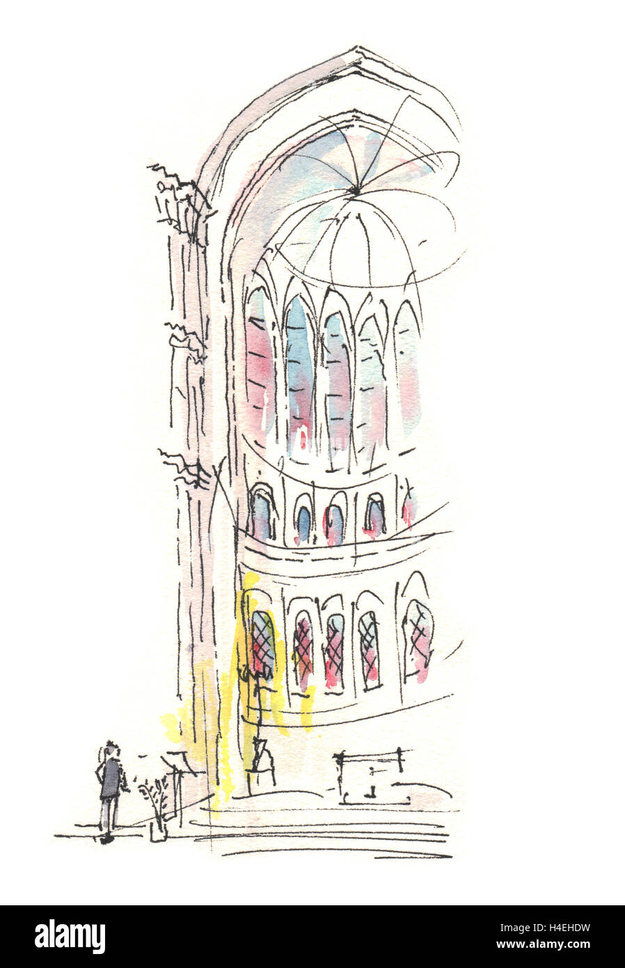 Texture church Cut Out Stock Images & Pictures - Alamy