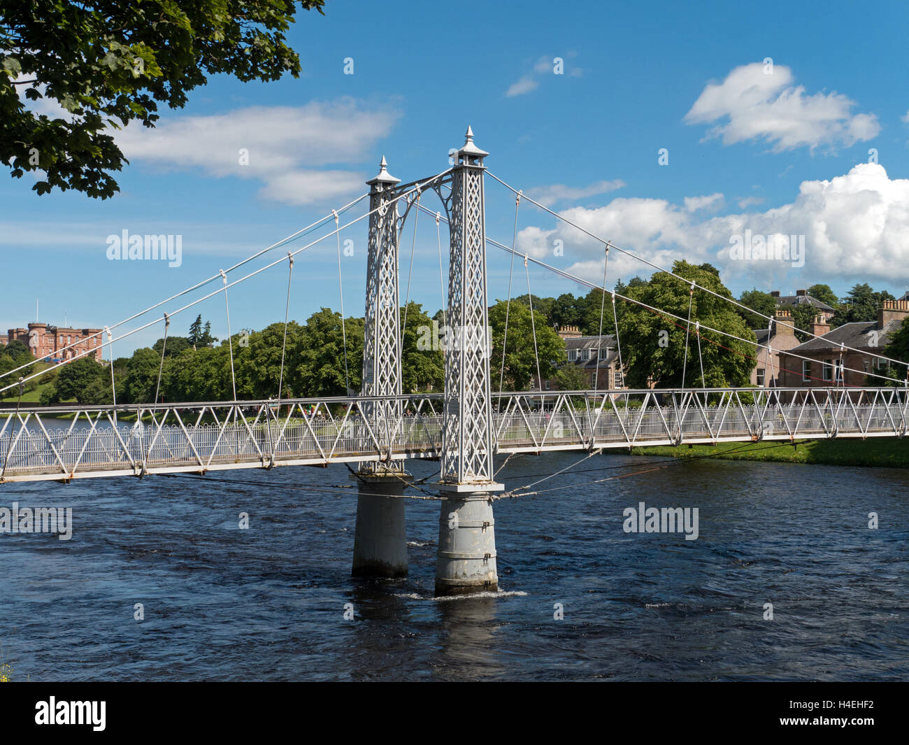 The infirmary suspension bridge hi-res stock photography and images - Alamy