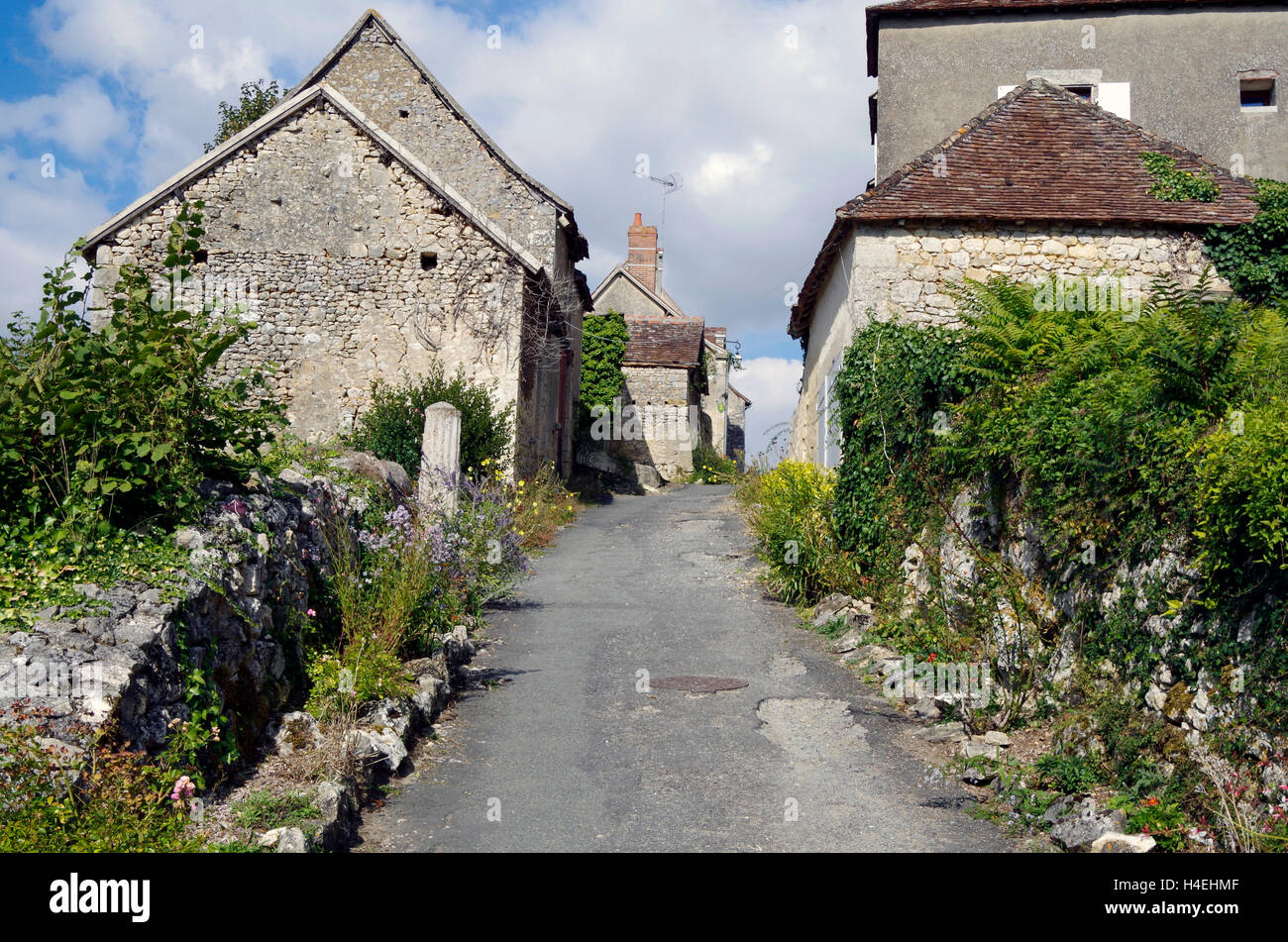 Angles-sur-l'Anglin, Beautiful village of France Stock Photo - Alamy
