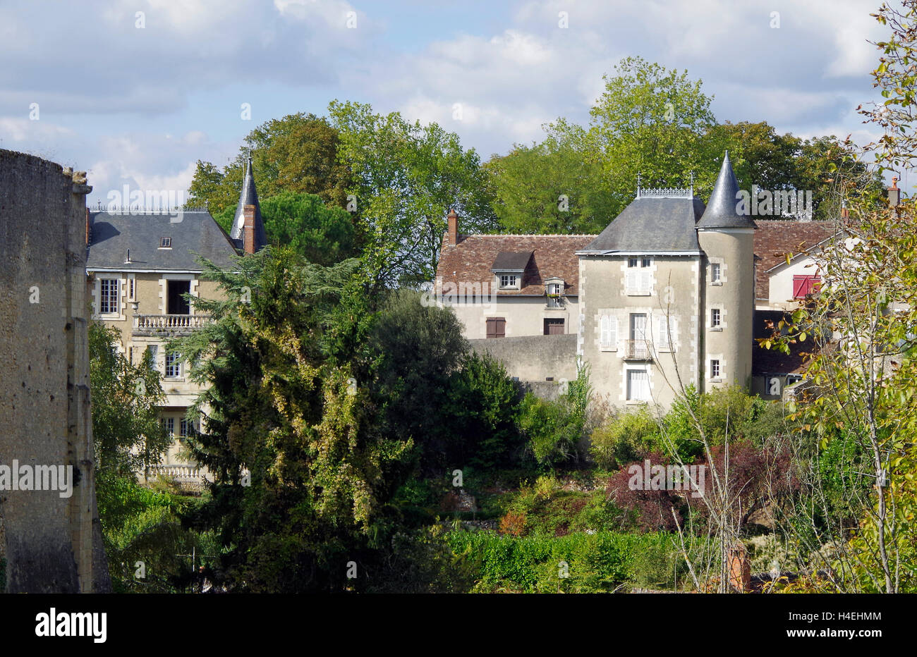 Angles-sur-l'Anglin, Beautiful village of France Stock Photo - Alamy