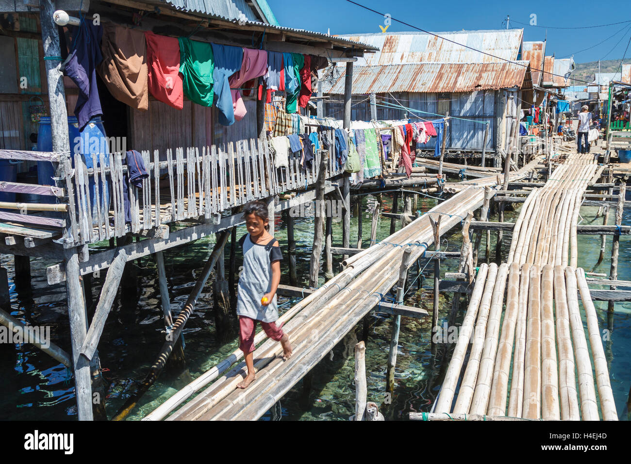 Fishing indonesia child hi-res stock photography and images - Alamy