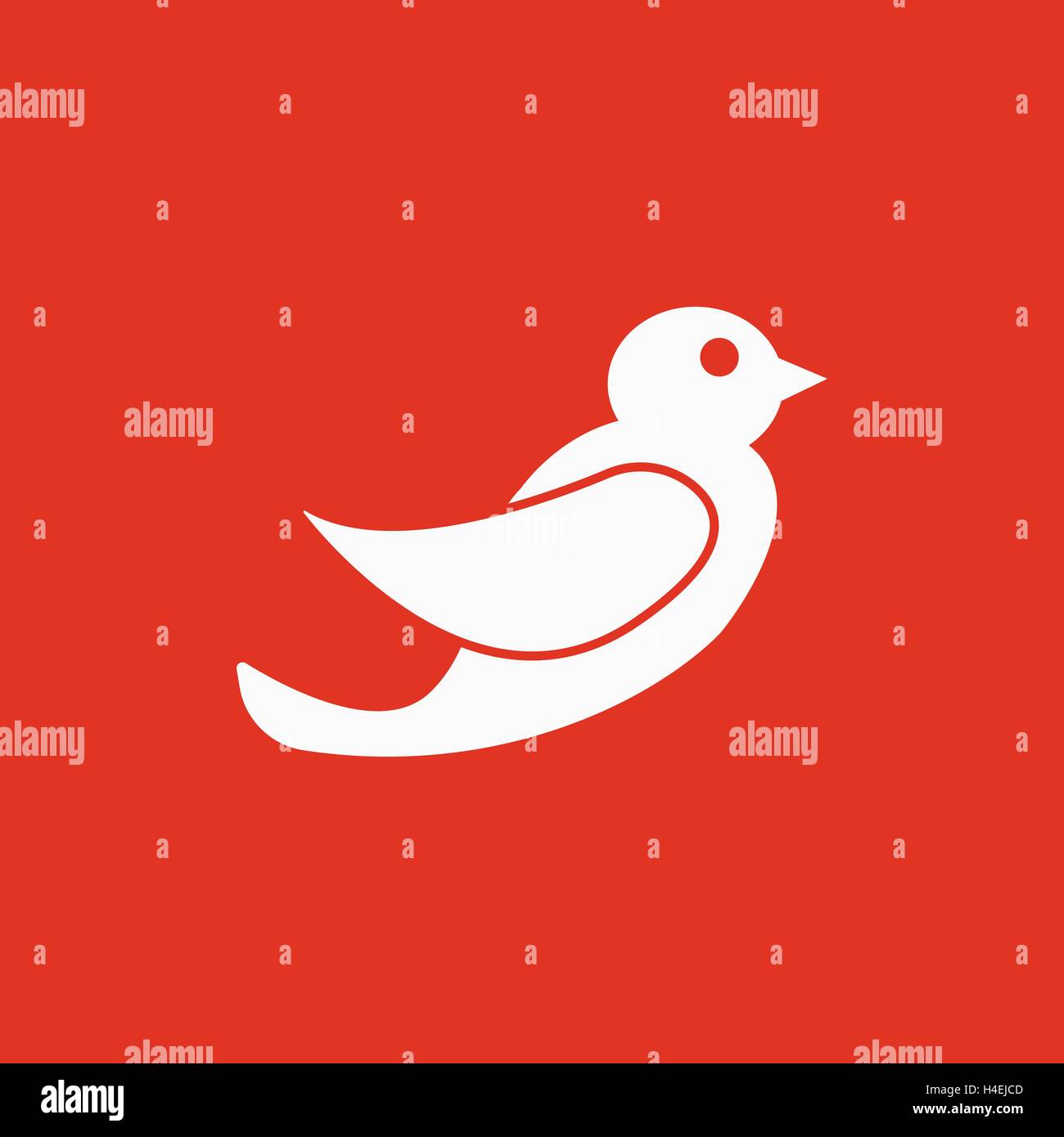 The bird icon. Nature symbol. Flat Stock Vector Image & Art - Alamy