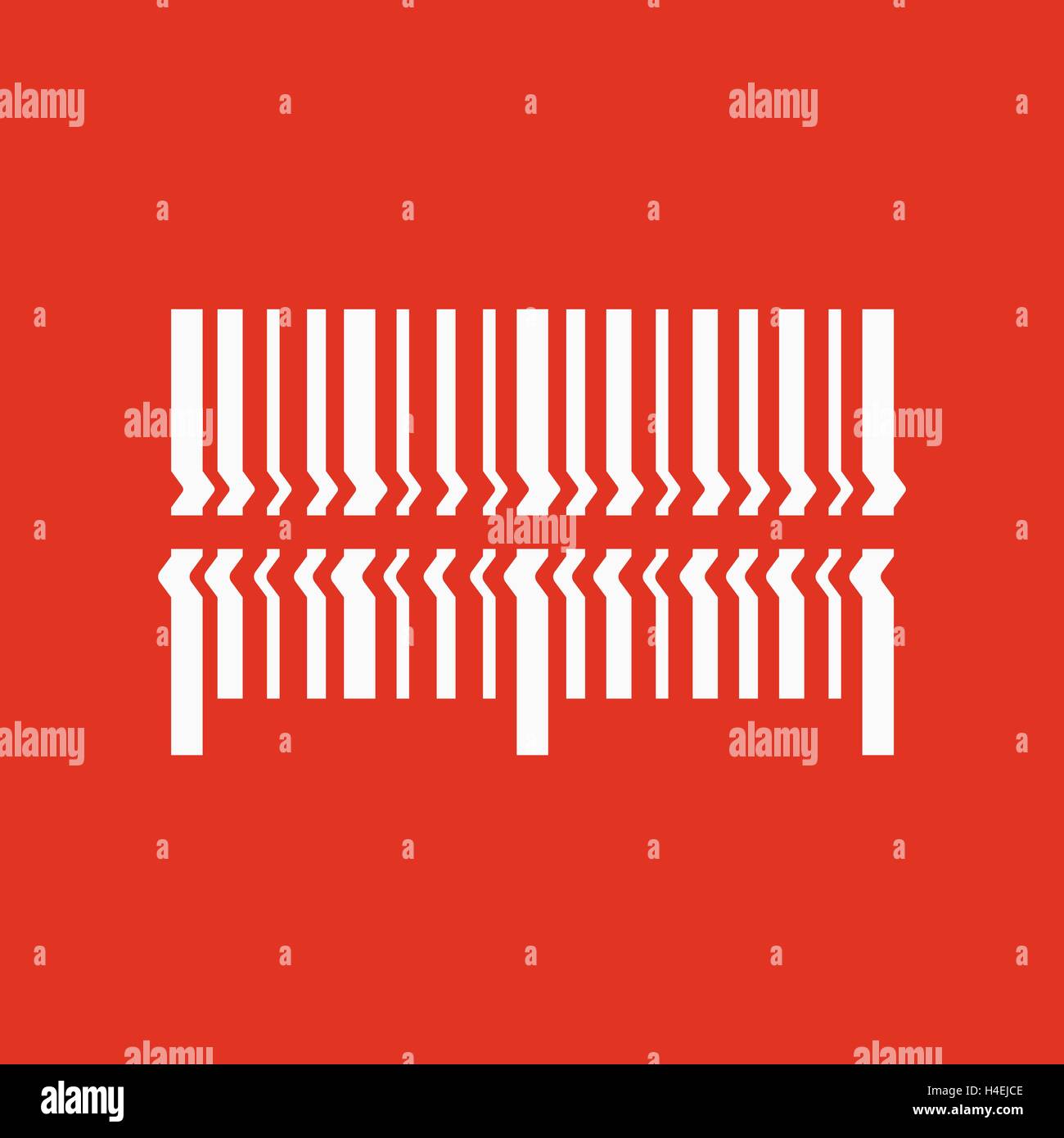 Scan the bar code icon. Barcode scanning symbol. Flat Stock Vector ...