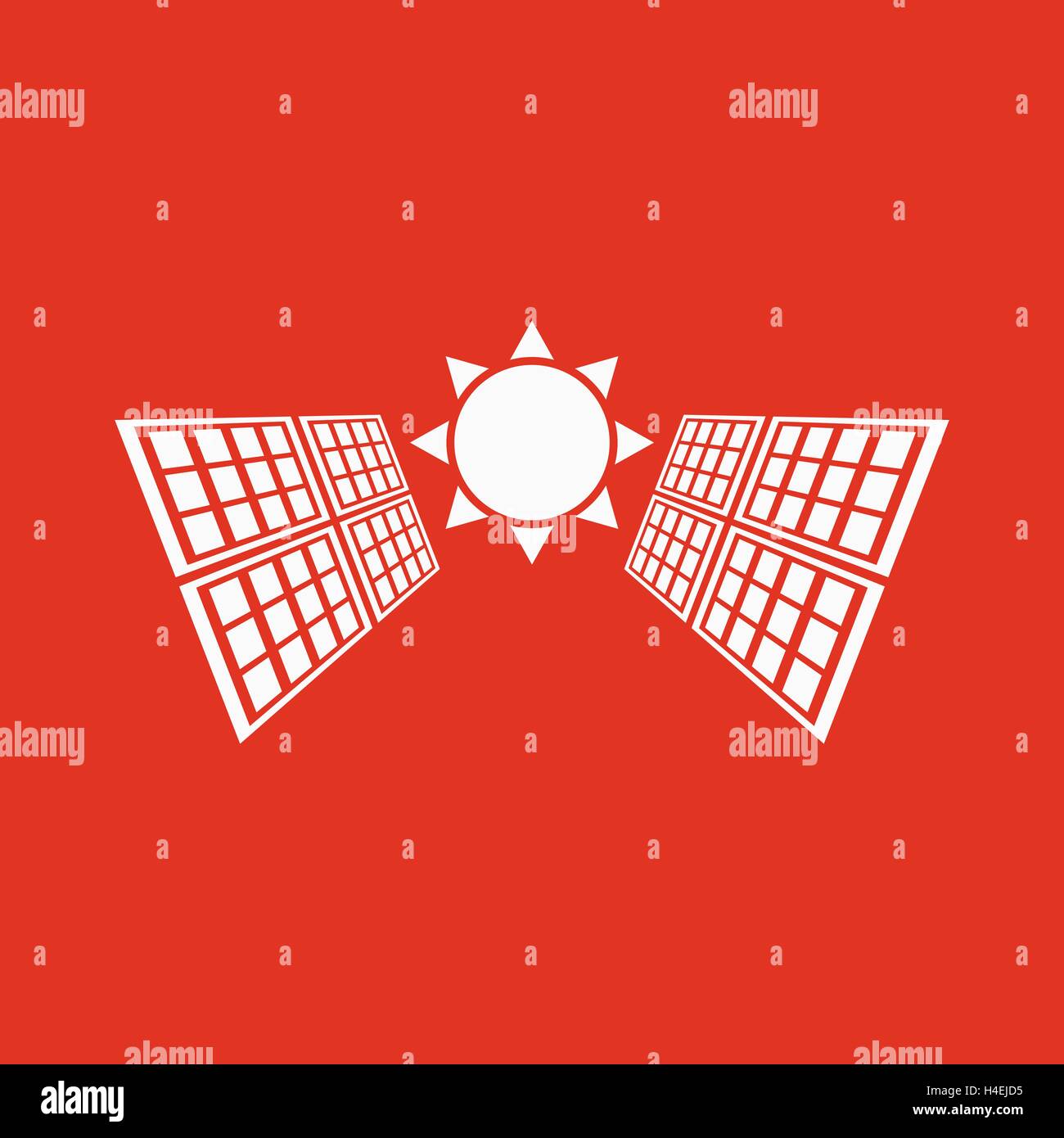 Solar panels vector icon silhouette hi-res stock photography and images ...