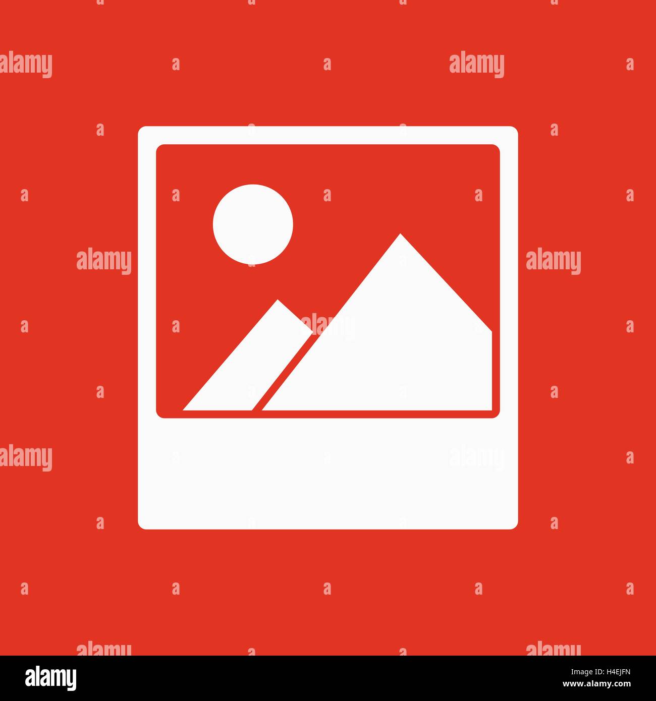 The photo icon. Picture and image, photogallery symbol. Flat Stock ...