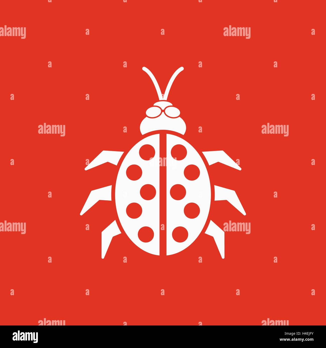 Ladybug drawing hi-res stock photography and images - Alamy