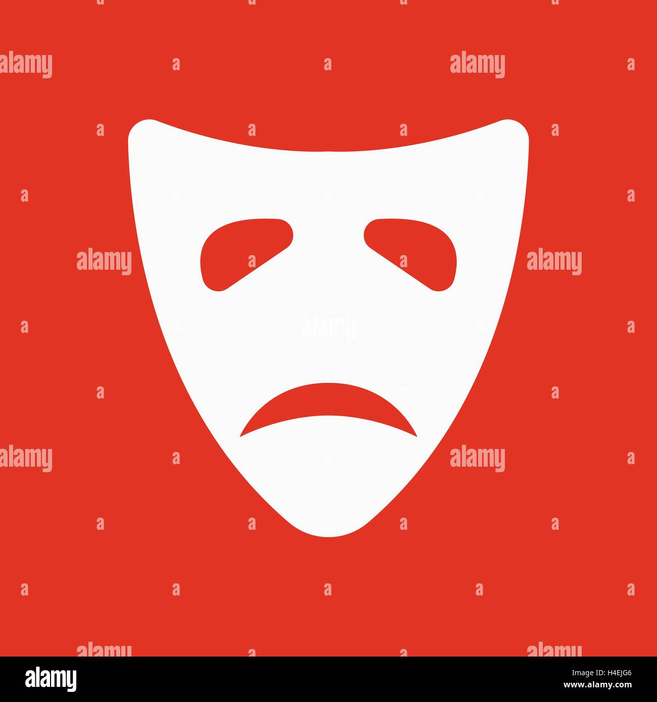 Sad symbol Stock Vector Images - Alamy