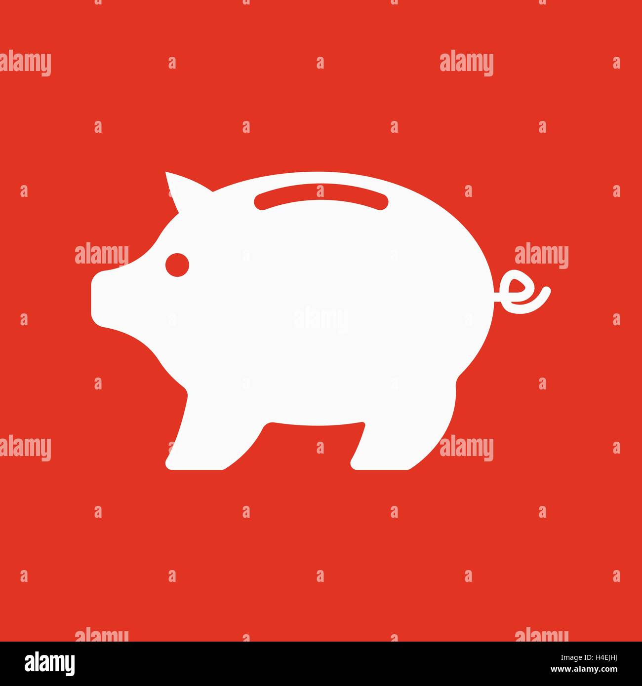 The moneybox icon. Cash and money, wealth, savings symbol. Flat Stock ...