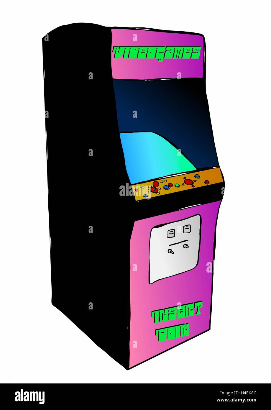 Arcade location Cut Out Stock Images & Pictures - Alamy