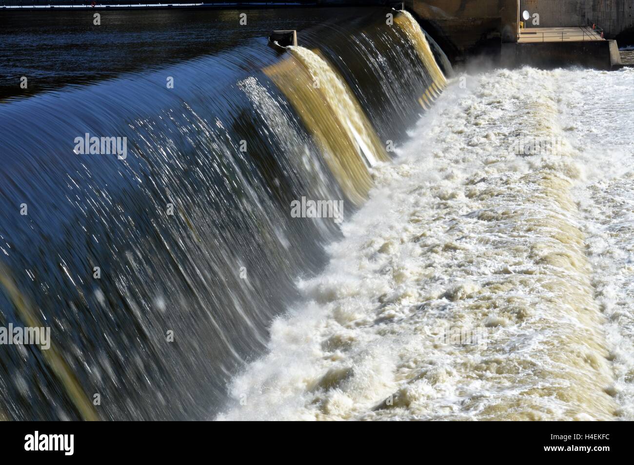 Waterfall at the Ford Dam in Minneapolis Minnesota Stock Photo - Alamy