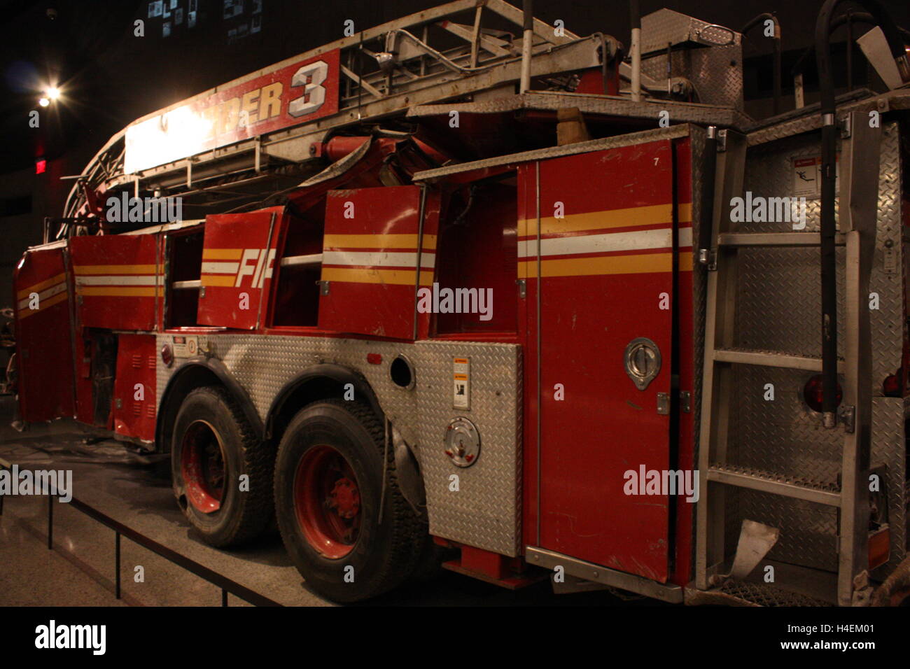 New York 911 Museum Fire Engine Stock Photo - Alamy
