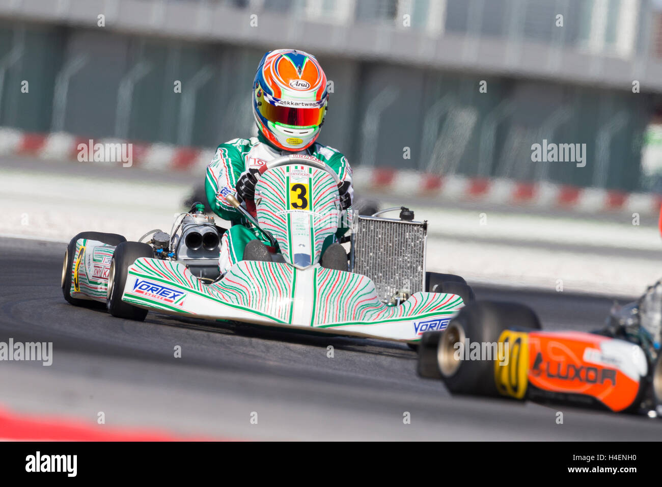 Adria, Rovigo (Italy) - October 1, 2016: Tony Kart Racing Team, driven ...