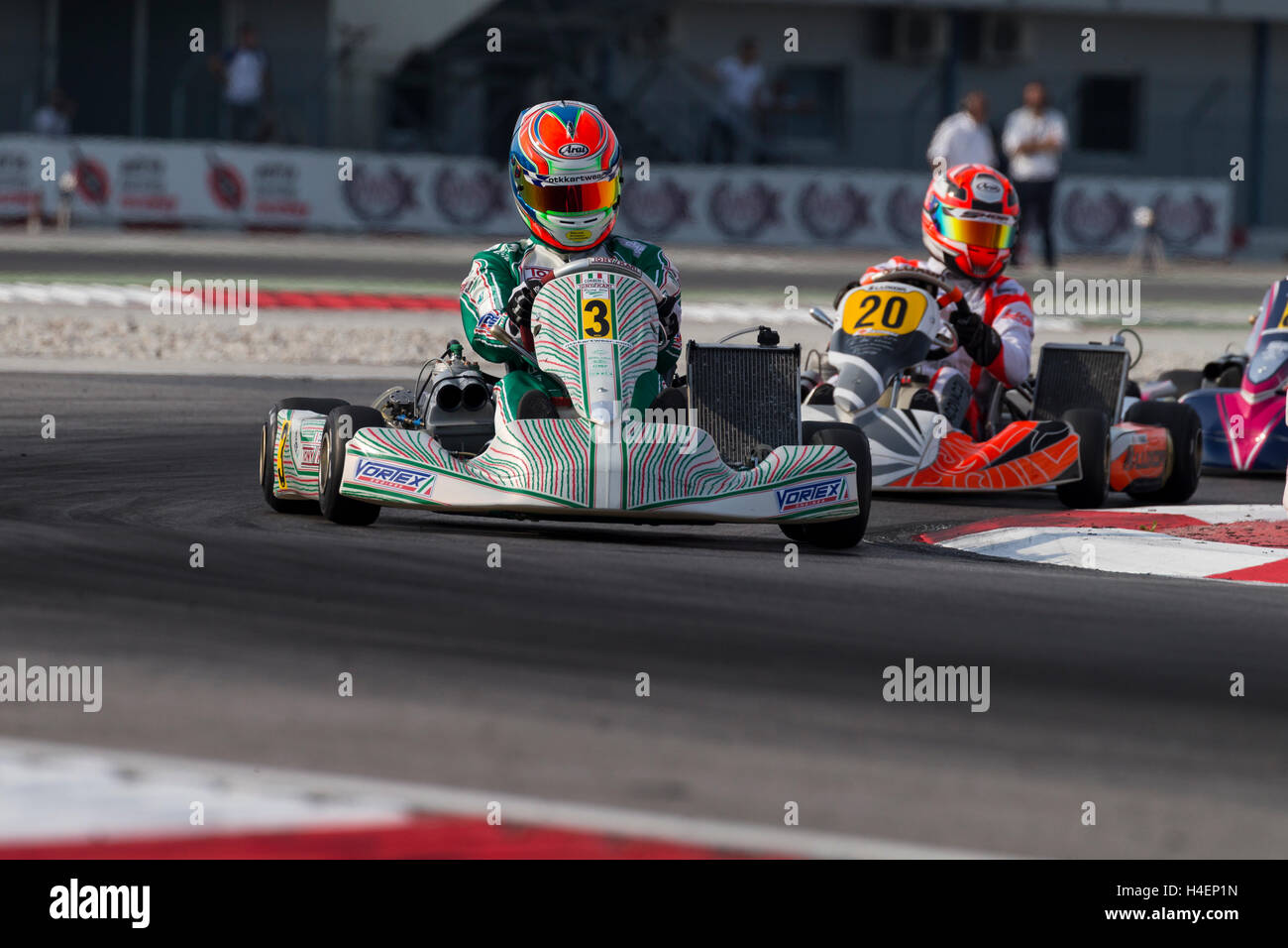 Adria, Rovigo (Italy) - October 1, 2016: Tony Kart Racing Team, driven ...