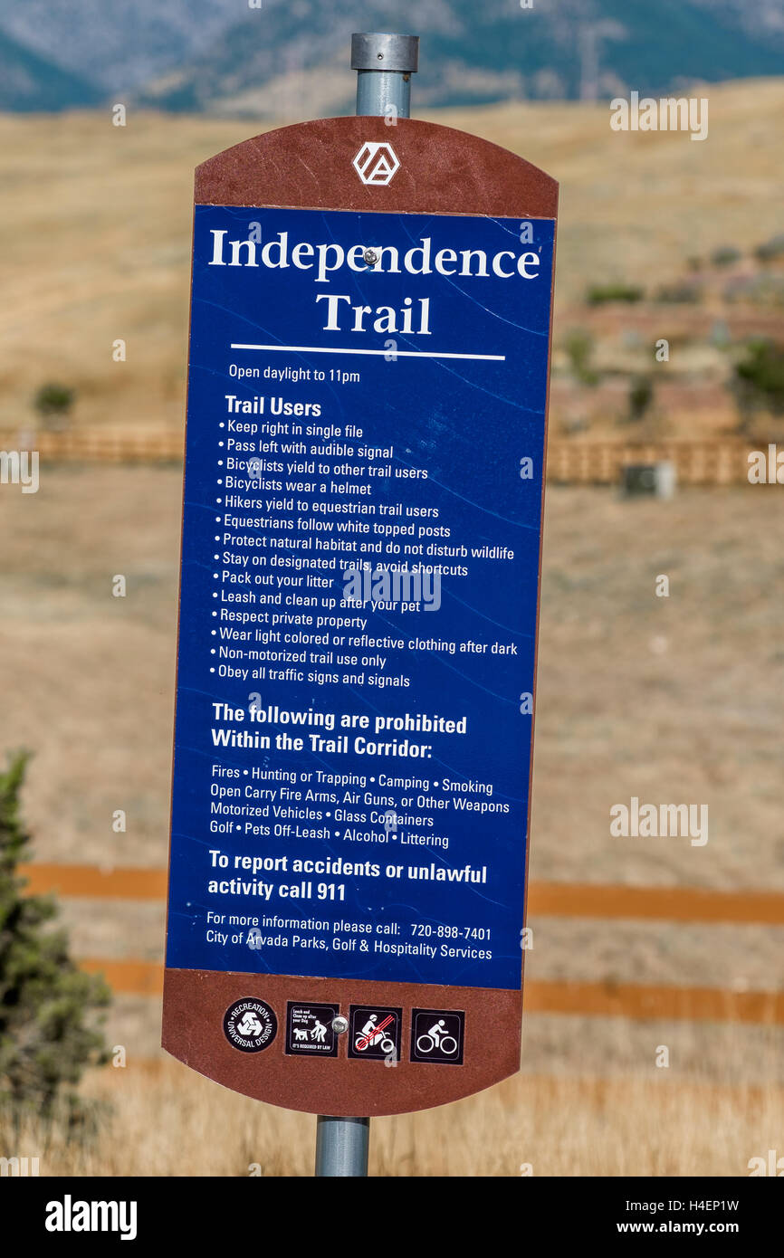 Independence trail arvada hi-res stock photography and images - Alamy