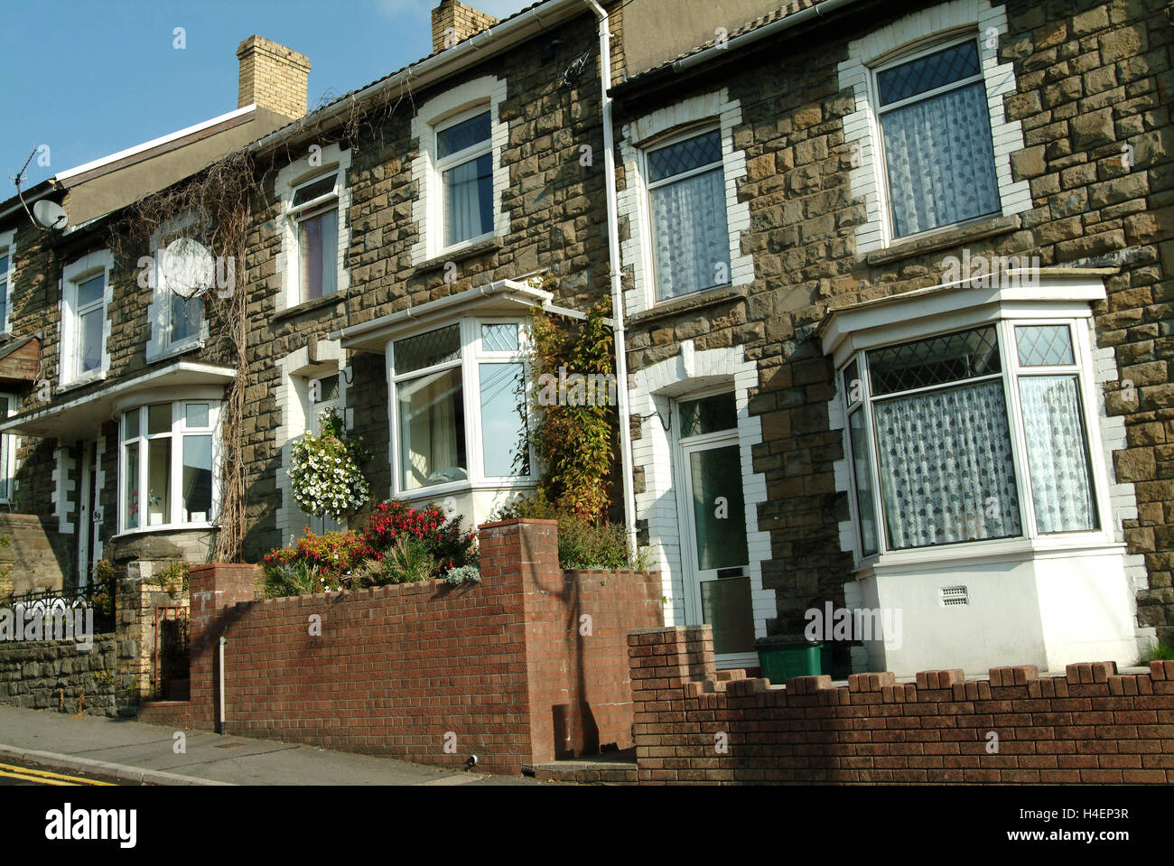 Abertillery housing hi-res stock photography and images - Alamy