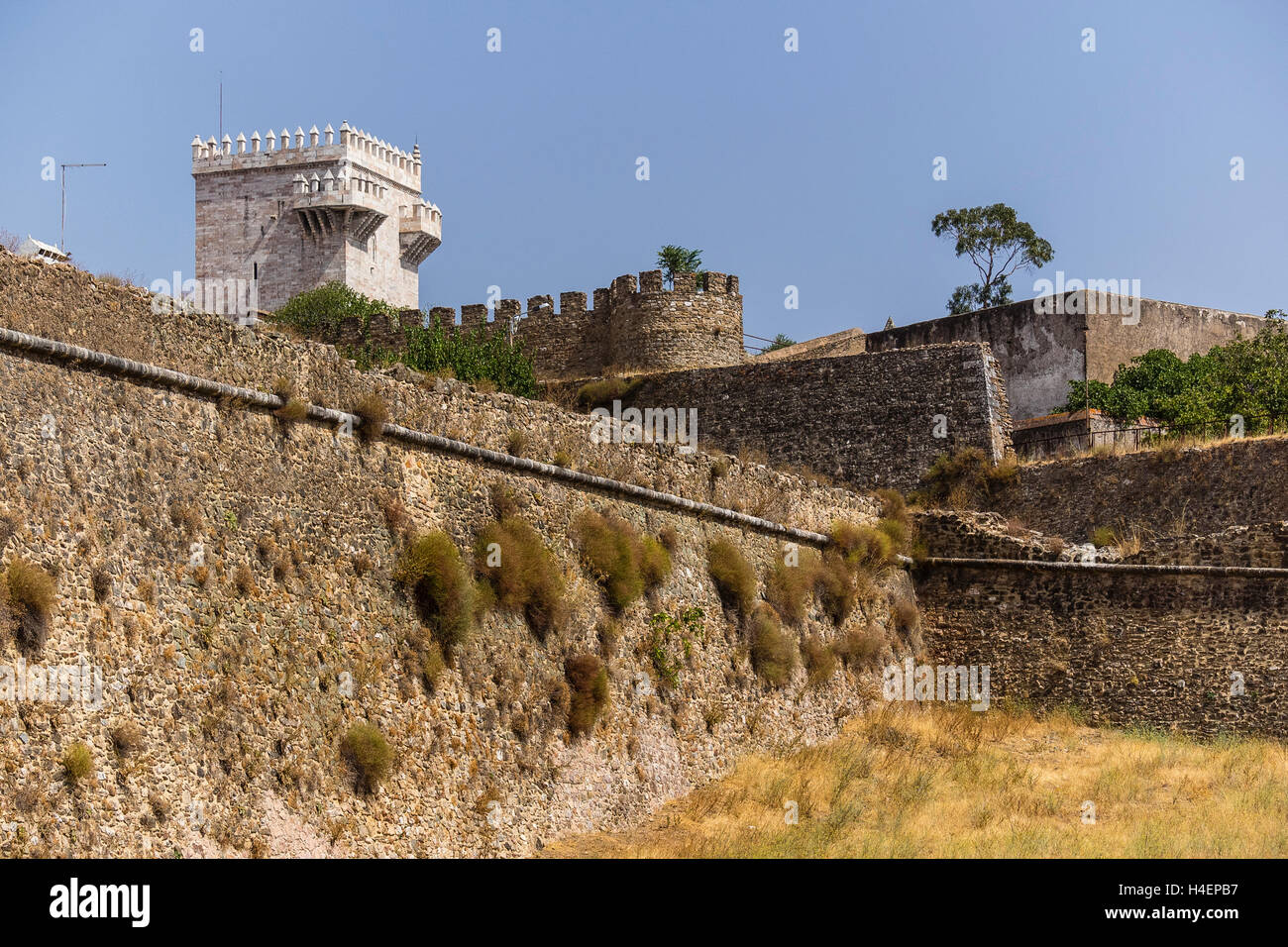 Castle in Estremoz, Portugal Stock Photo - Alamy