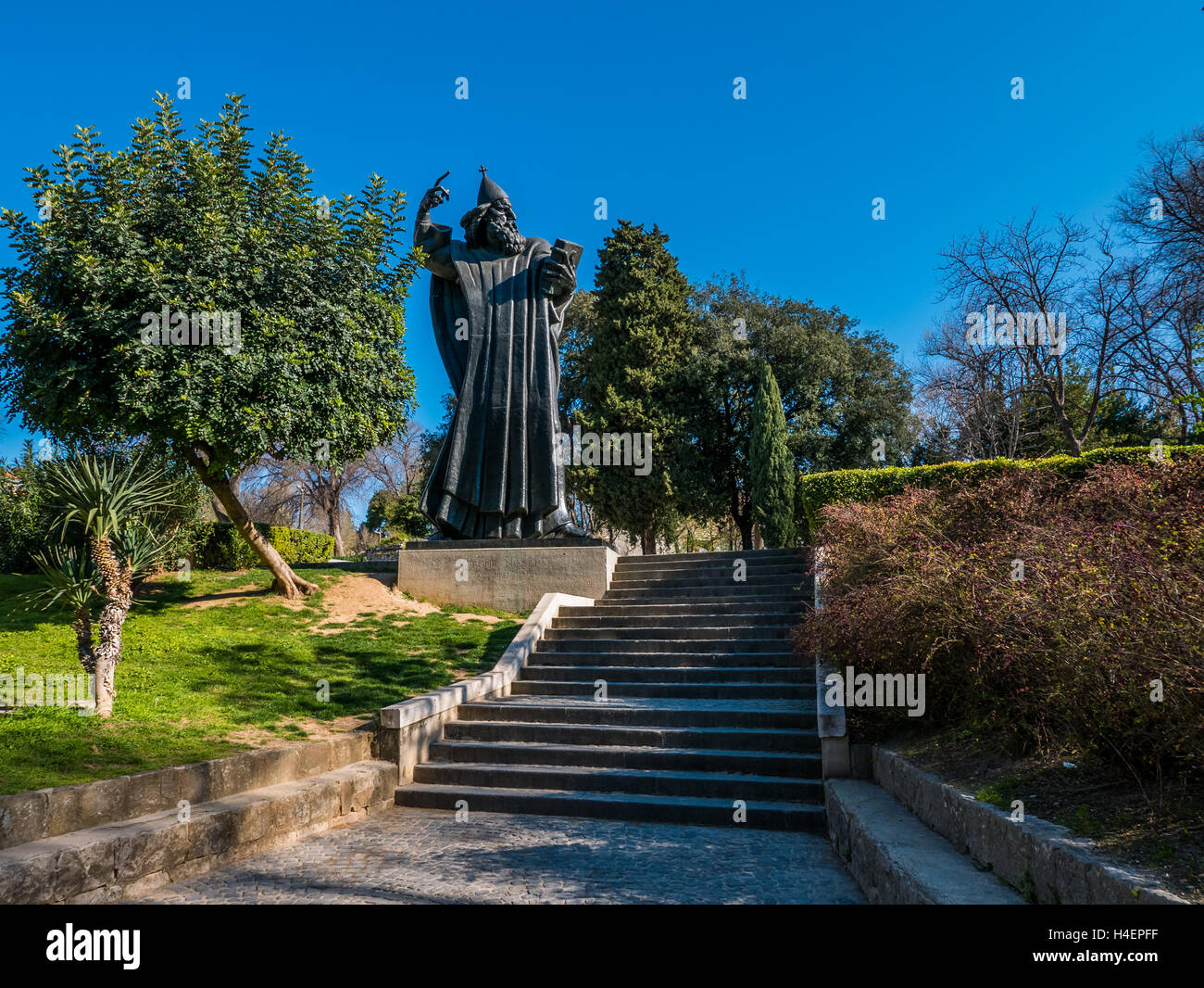 Split, Croatia - 27 March 2016 - Statue of bishop Gregory of Nin in ...