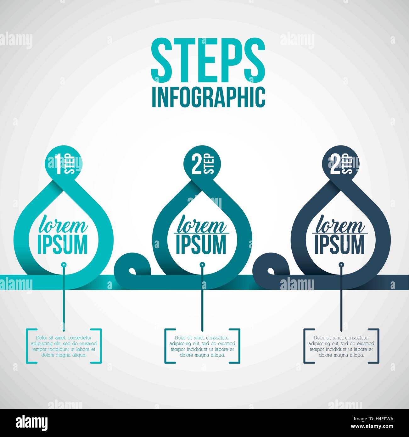 Steps options and infographic design Stock Vector Image & Art - Alamy