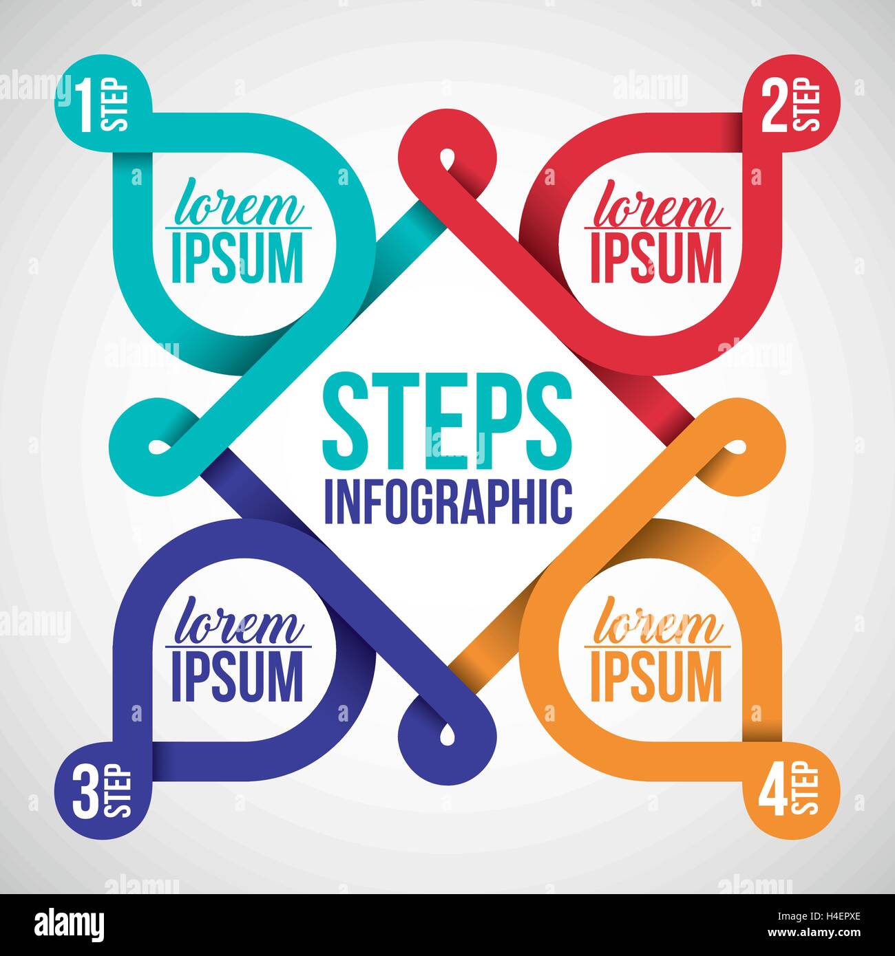 Steps options and infographic design Stock Vector Image & Art - Alamy