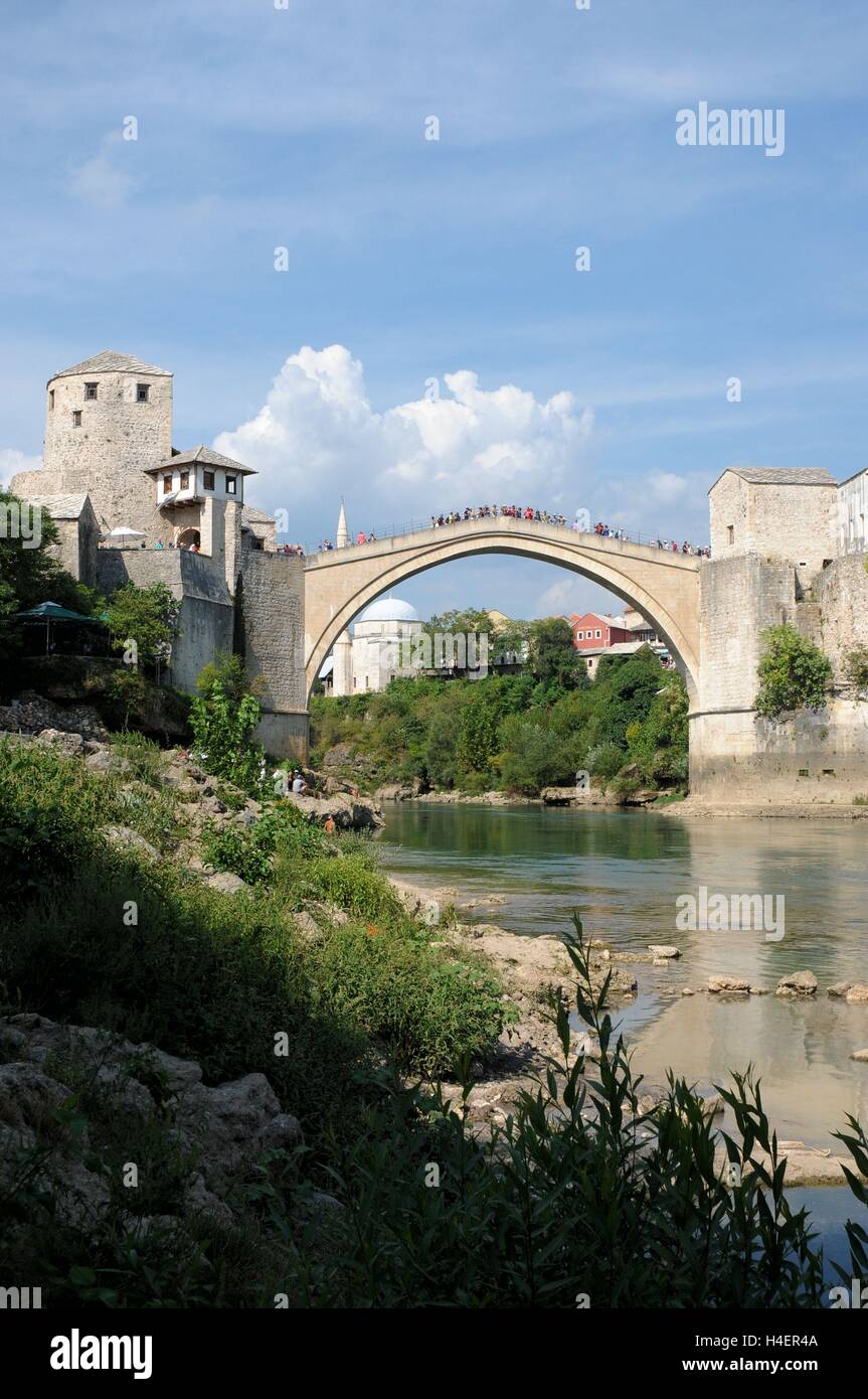 The Stari Most bridge, Mostar, Bosnia Herzegovina Stock Photo - Alamy