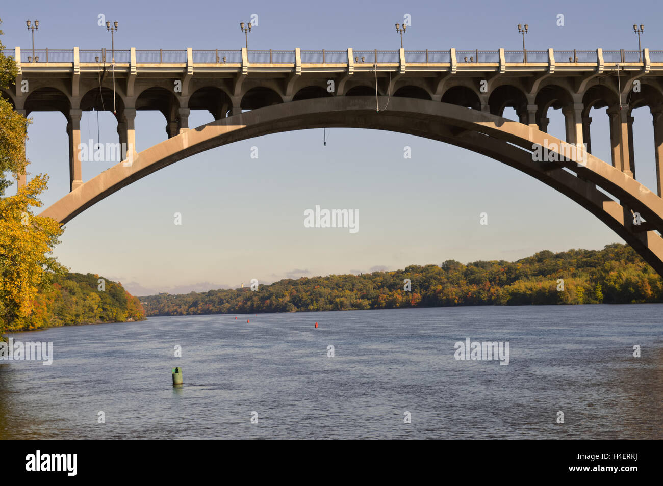 Ford Parkway Bridge in Minnesota Stock Photo - Alamy