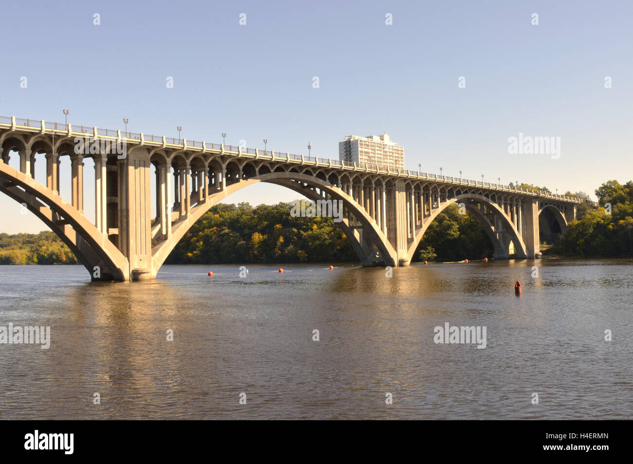 Ford Parkway Bridge in Minnesota Stock Photo - Alamy