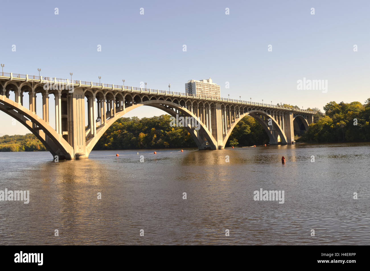 Ford Parkway Bridge in Minnesota Stock Photo - Alamy
