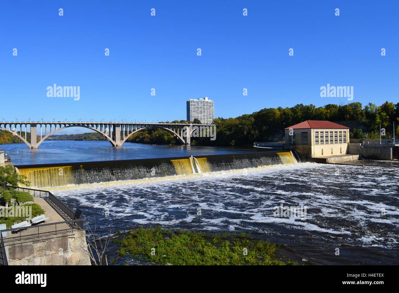 Ford Dam in Minnesota Stock Photo - Alamy