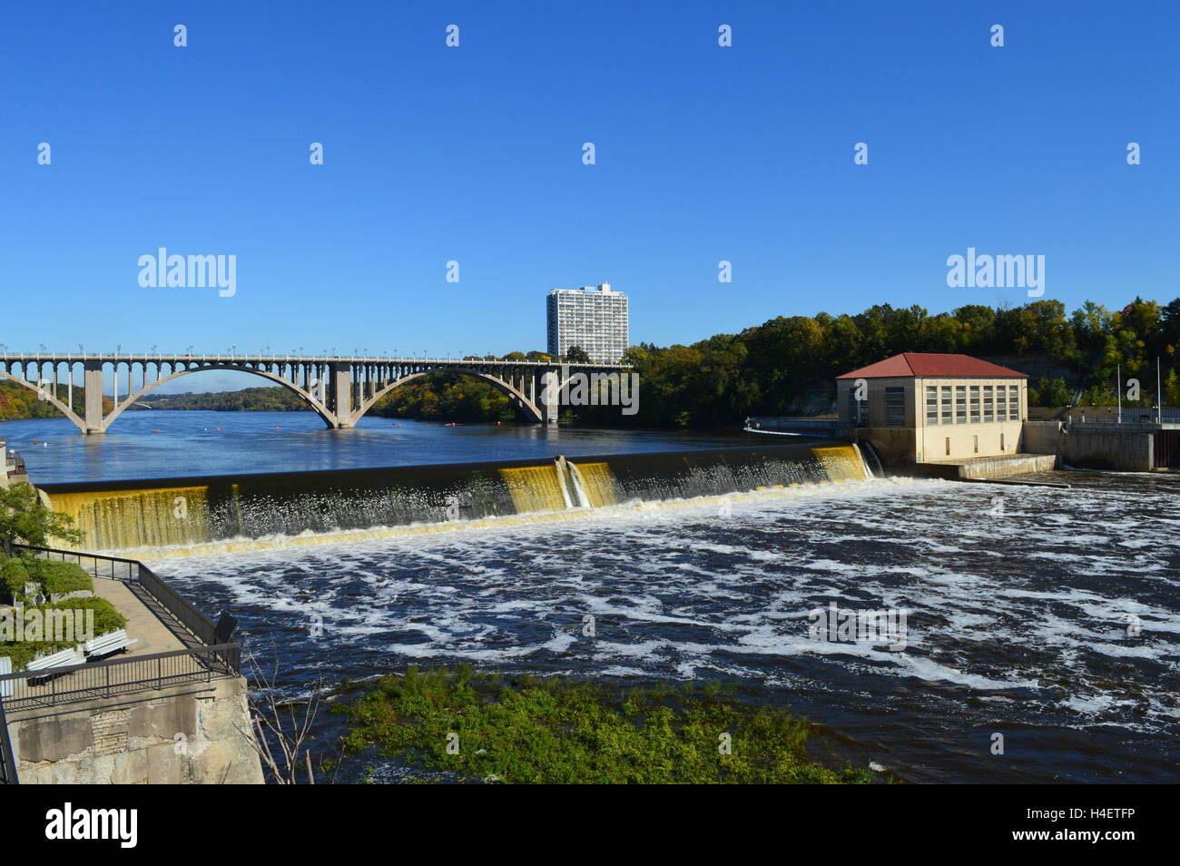 Ford Dam in Minnesota Stock Photo - Alamy