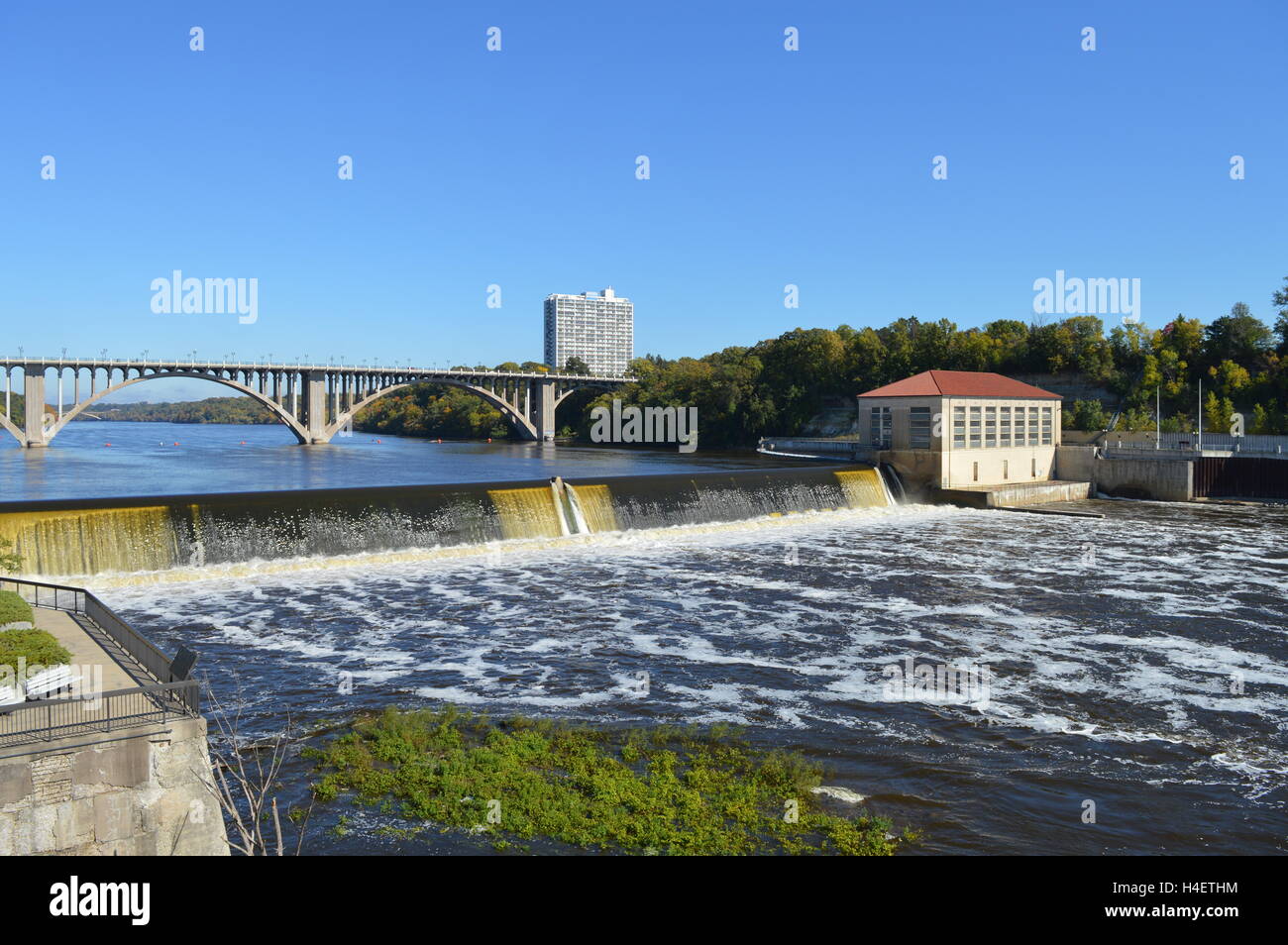 Ford Dam in Minnesota Stock Photo - Alamy