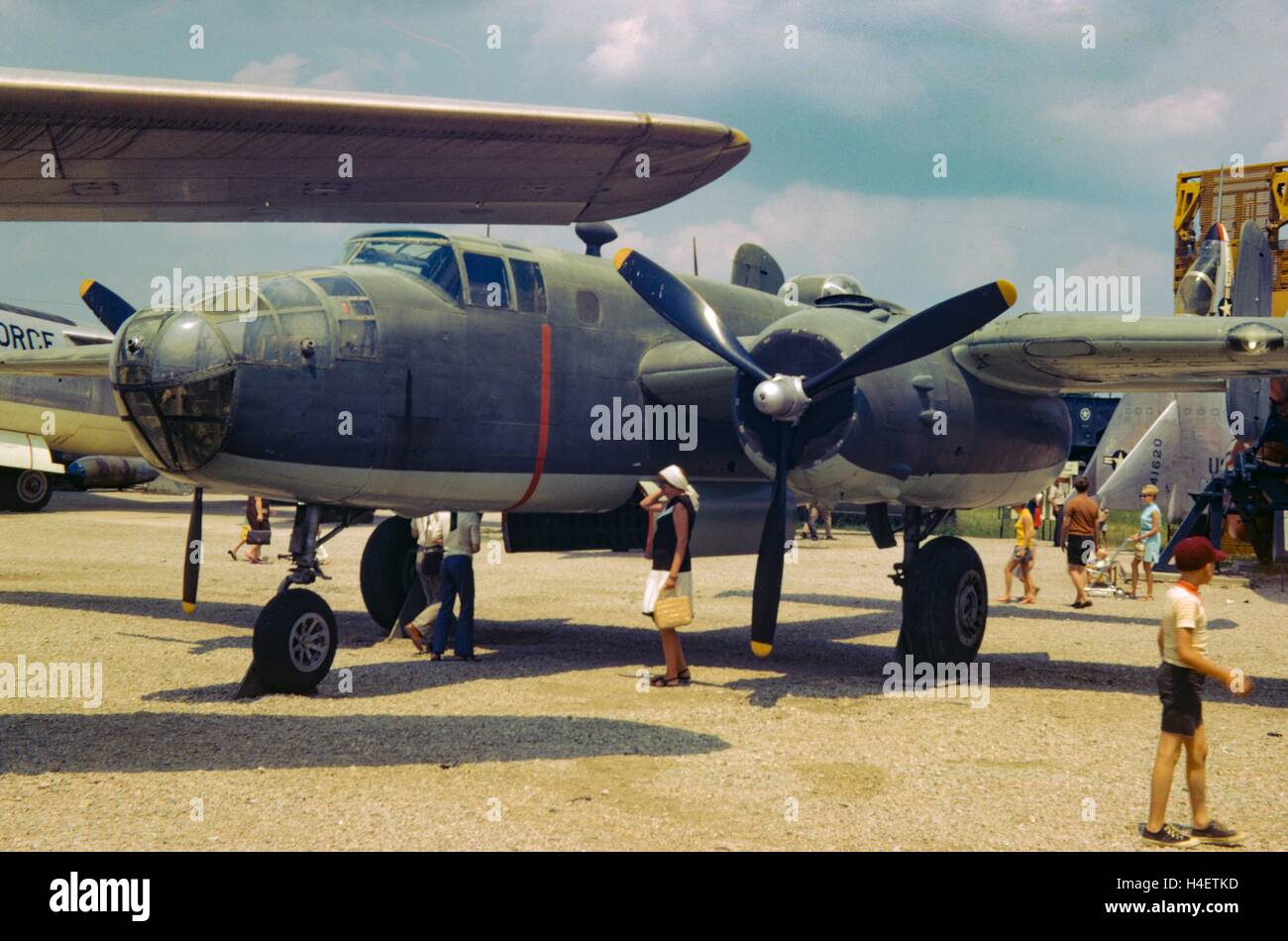 Unknown City, United States - January 01, 1970: Aircraft on display at ...