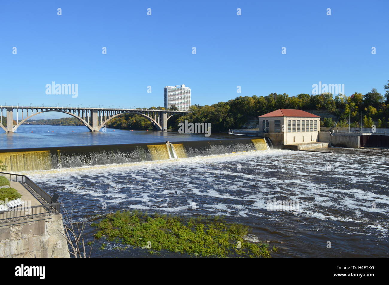Ford Dam in Minnesota Stock Photo - Alamy