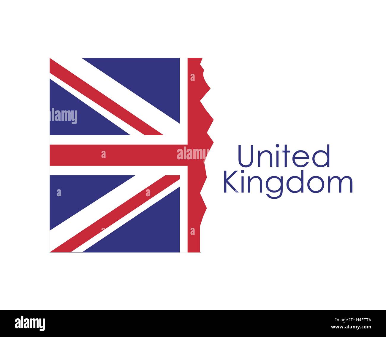 Isolated united kingdom flag design Stock Vector Image & Art - Alamy