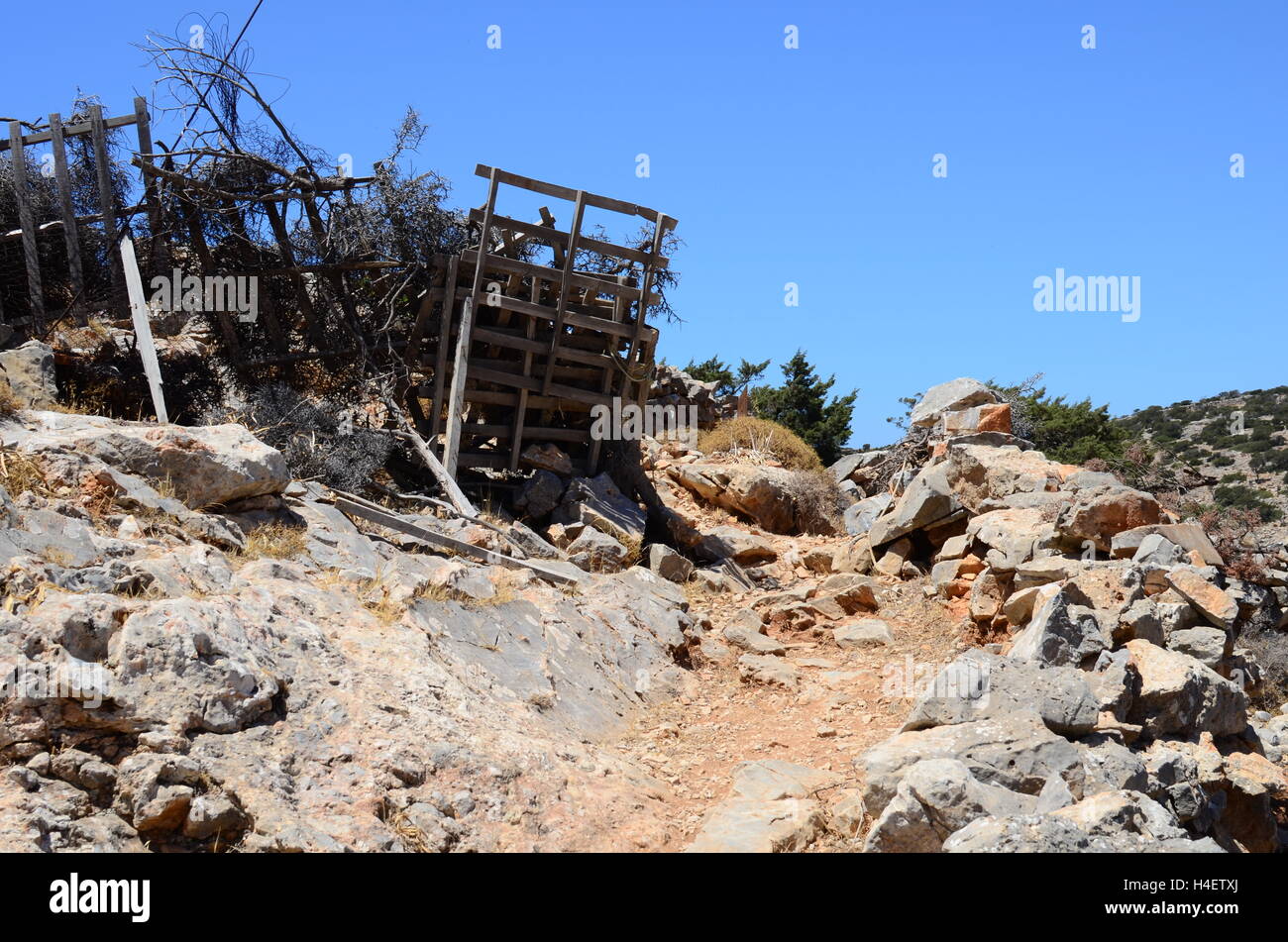 caves and mines around Greece Stock Photo - Alamy