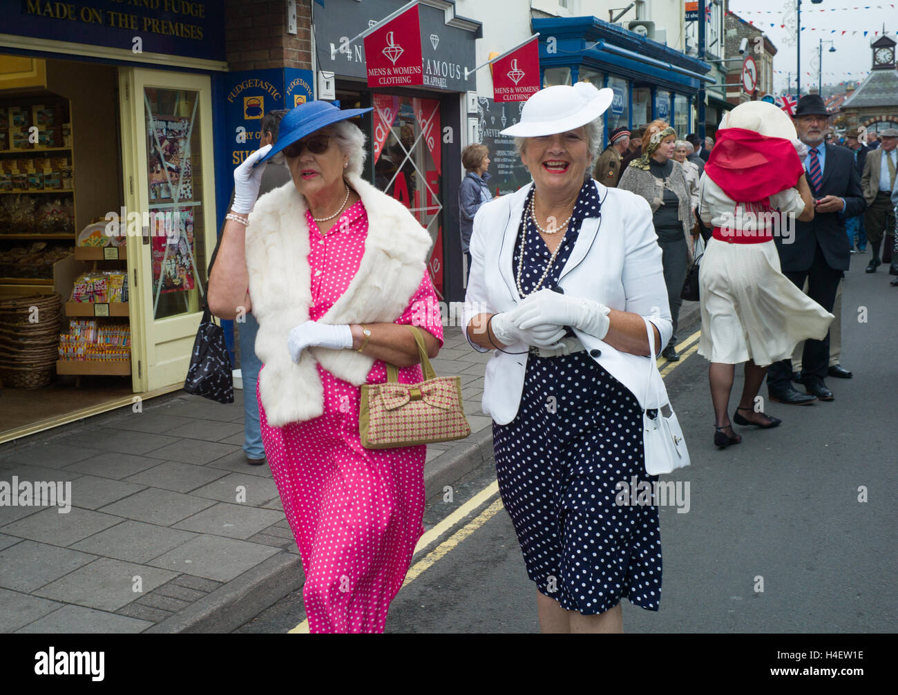 Forties weekend festival at Sheringham on the North Norfolk coast ...
