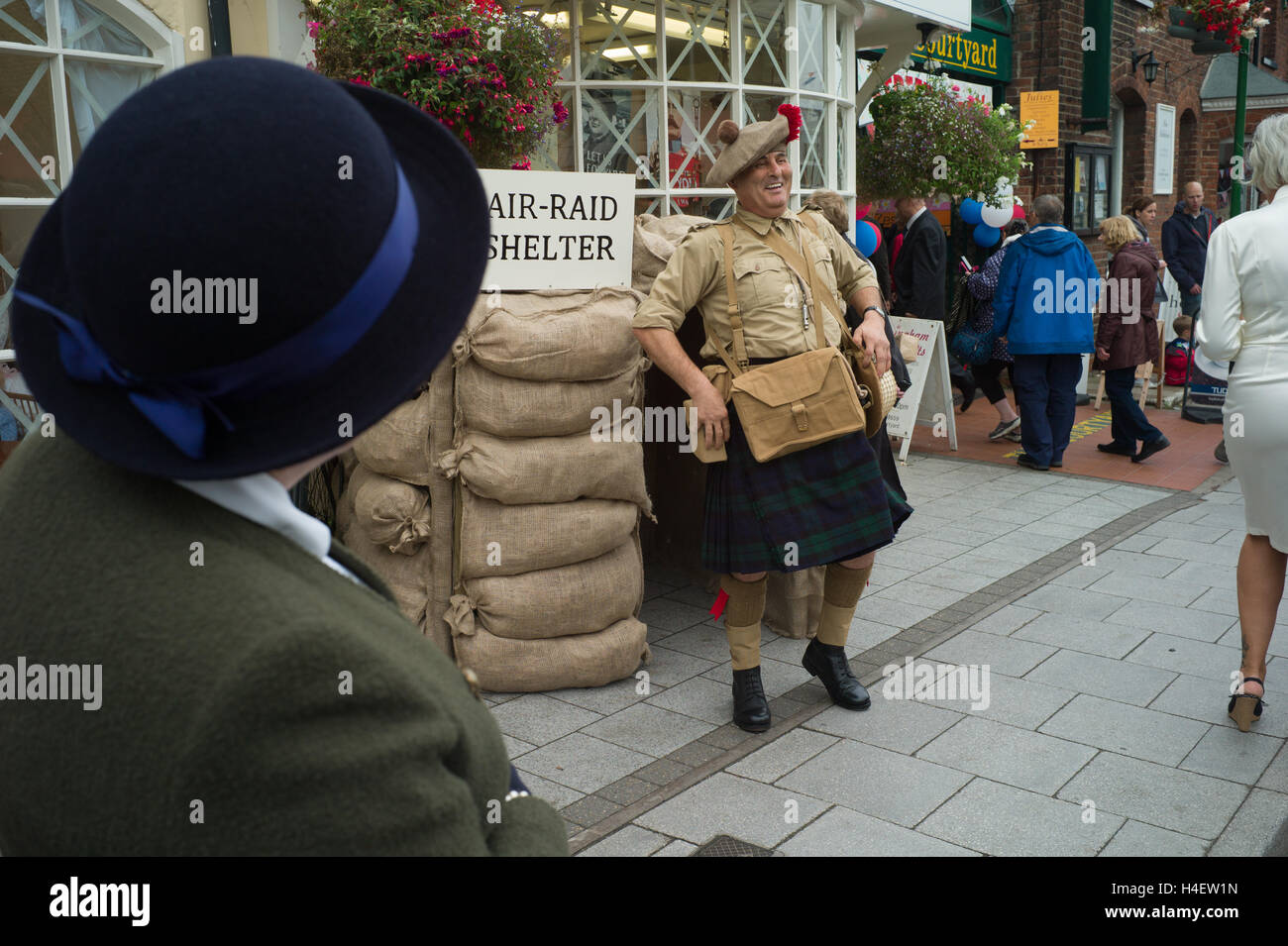Forties weekend festival at Sheringham on the North Norfolk coast ...