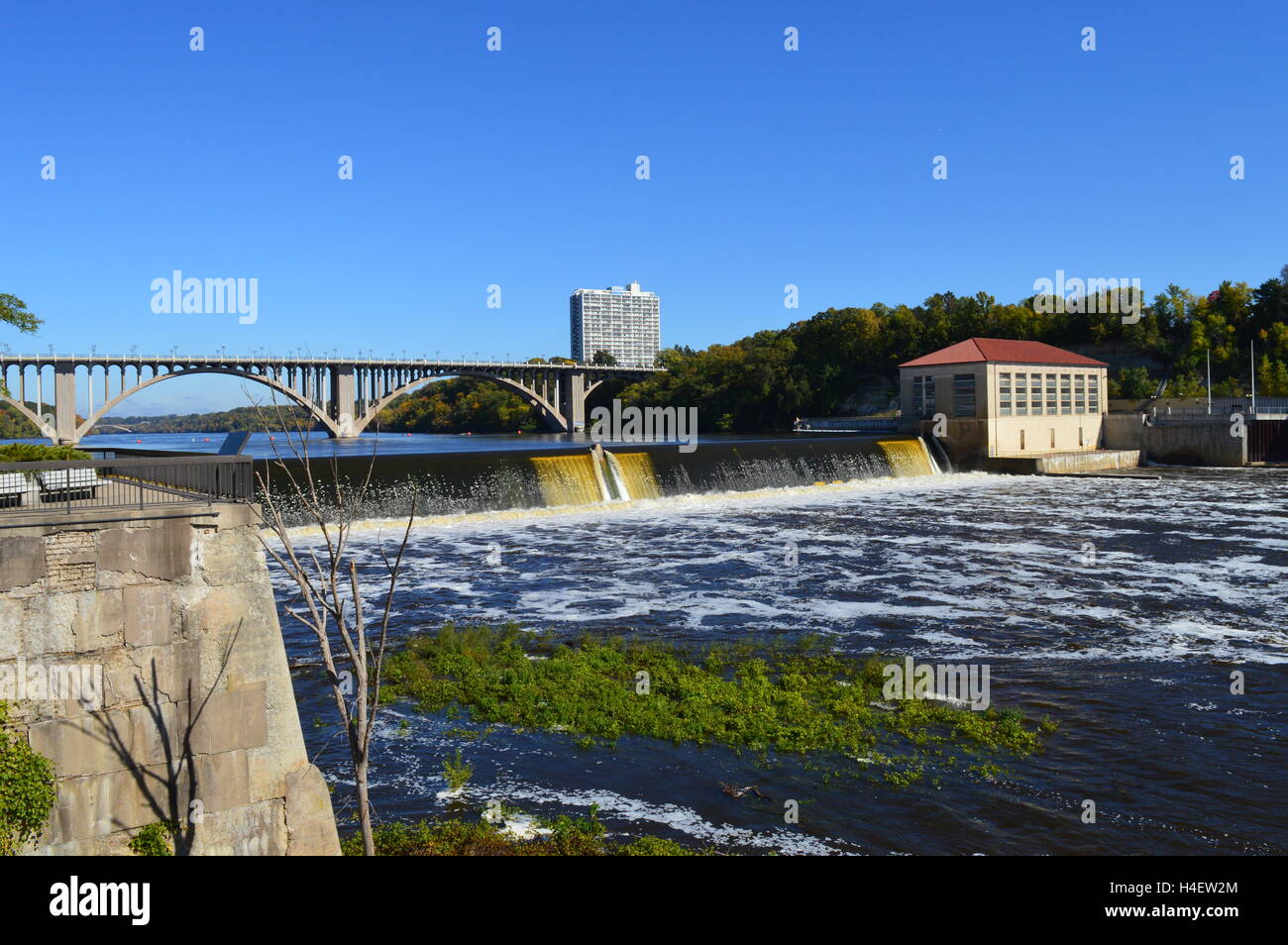 Ford Dam in Minnesota Stock Photo - Alamy