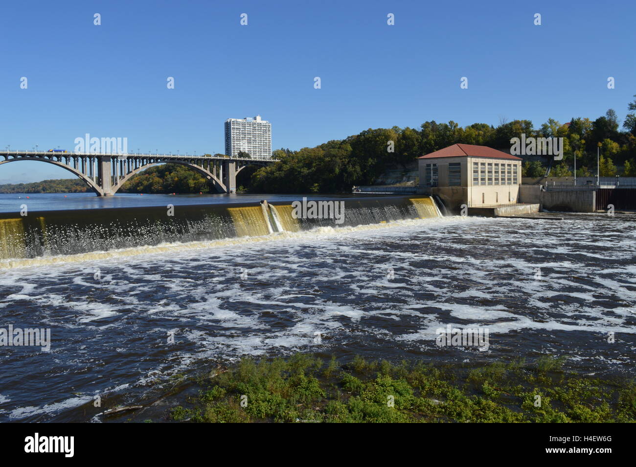Ford Dam in Minnesota Stock Photo - Alamy